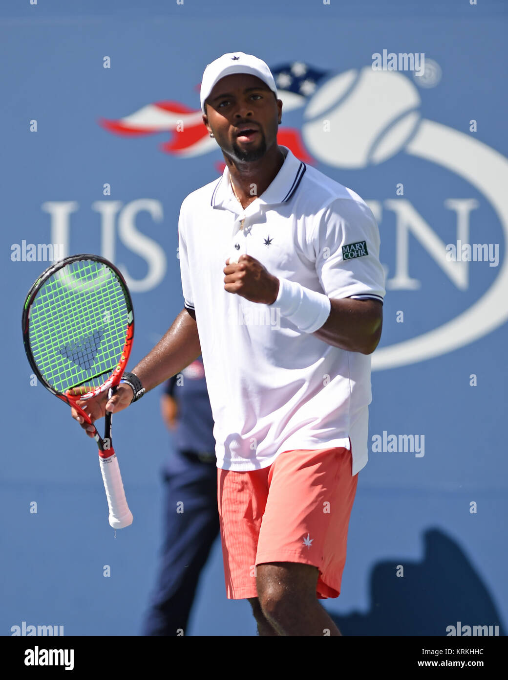 NEW YORK, NY - SEPTEMBER 07: Donald Young on day eight of the 2015 US ...