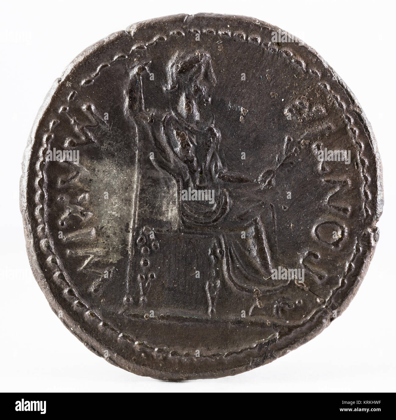 Emperor Tiberius Coin Cut Out Stock Images & Pictures - Alamy