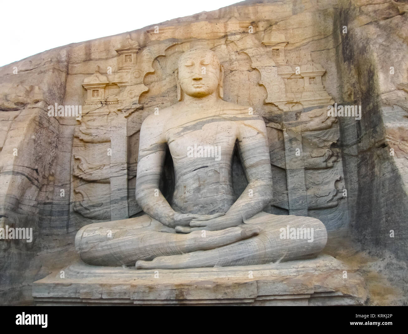 Buddha in Polonnaruwa temple - medieval capital of Ceylon,UNESCO Stock ...
