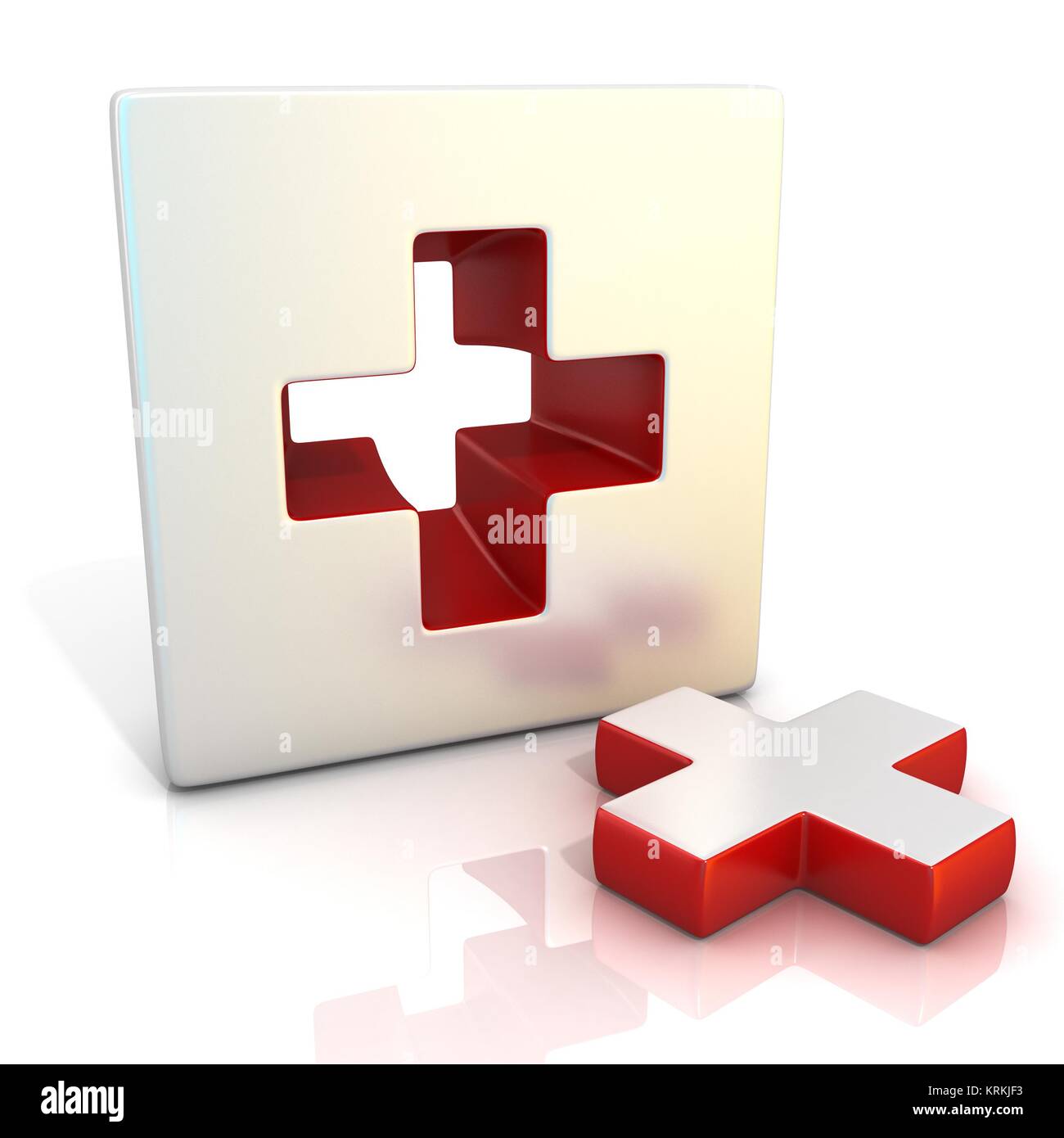 Plus sign 3d hi-res stock photography and images - Alamy