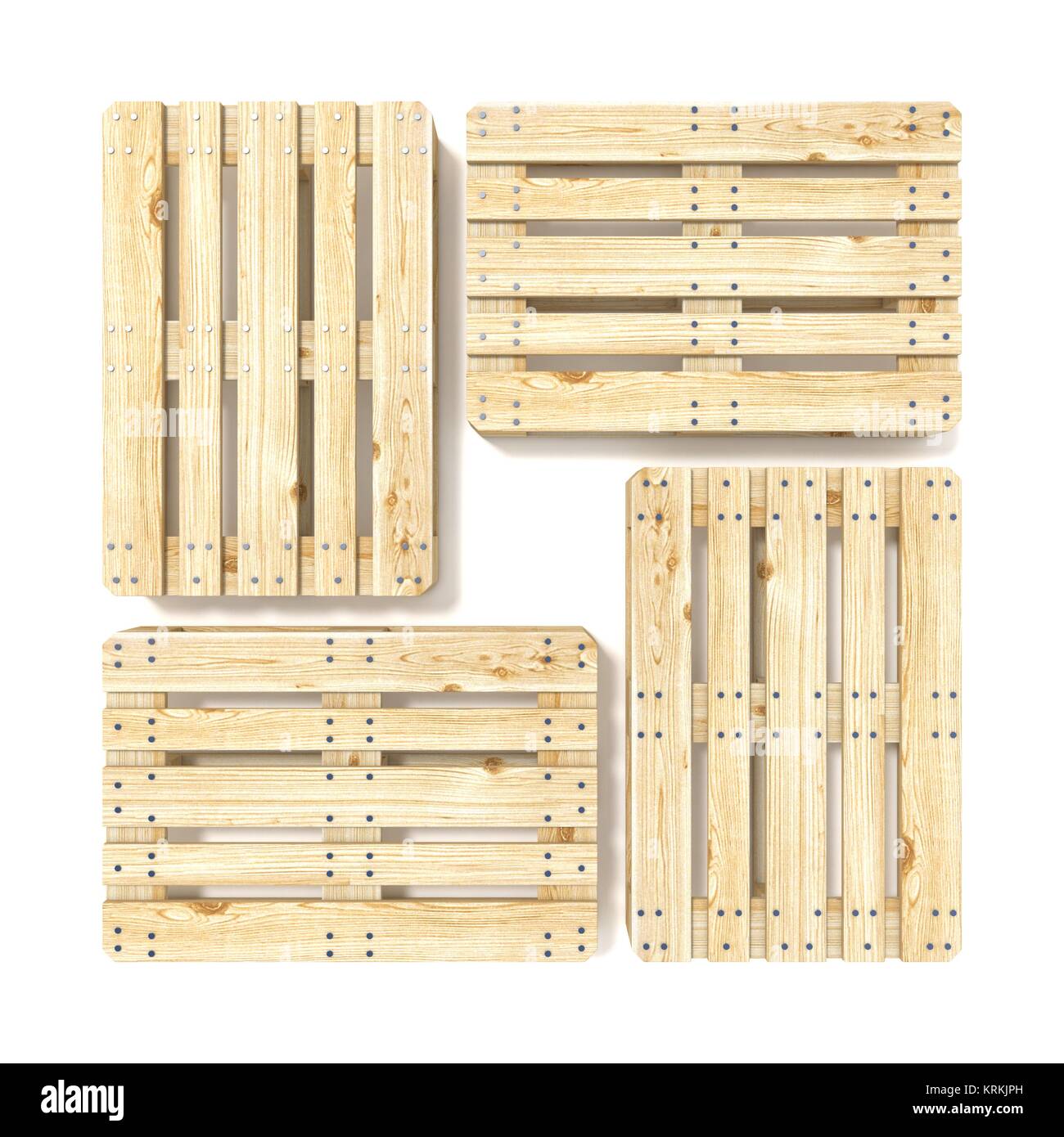 Wood Pallet Top View