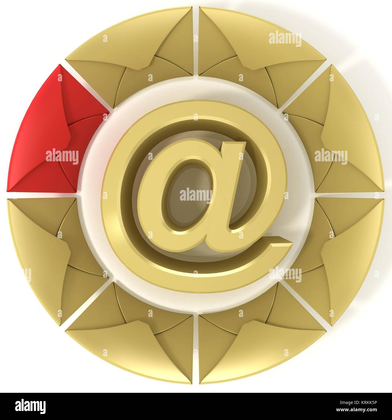 E-mail concept 3D Stock Photo - Alamy