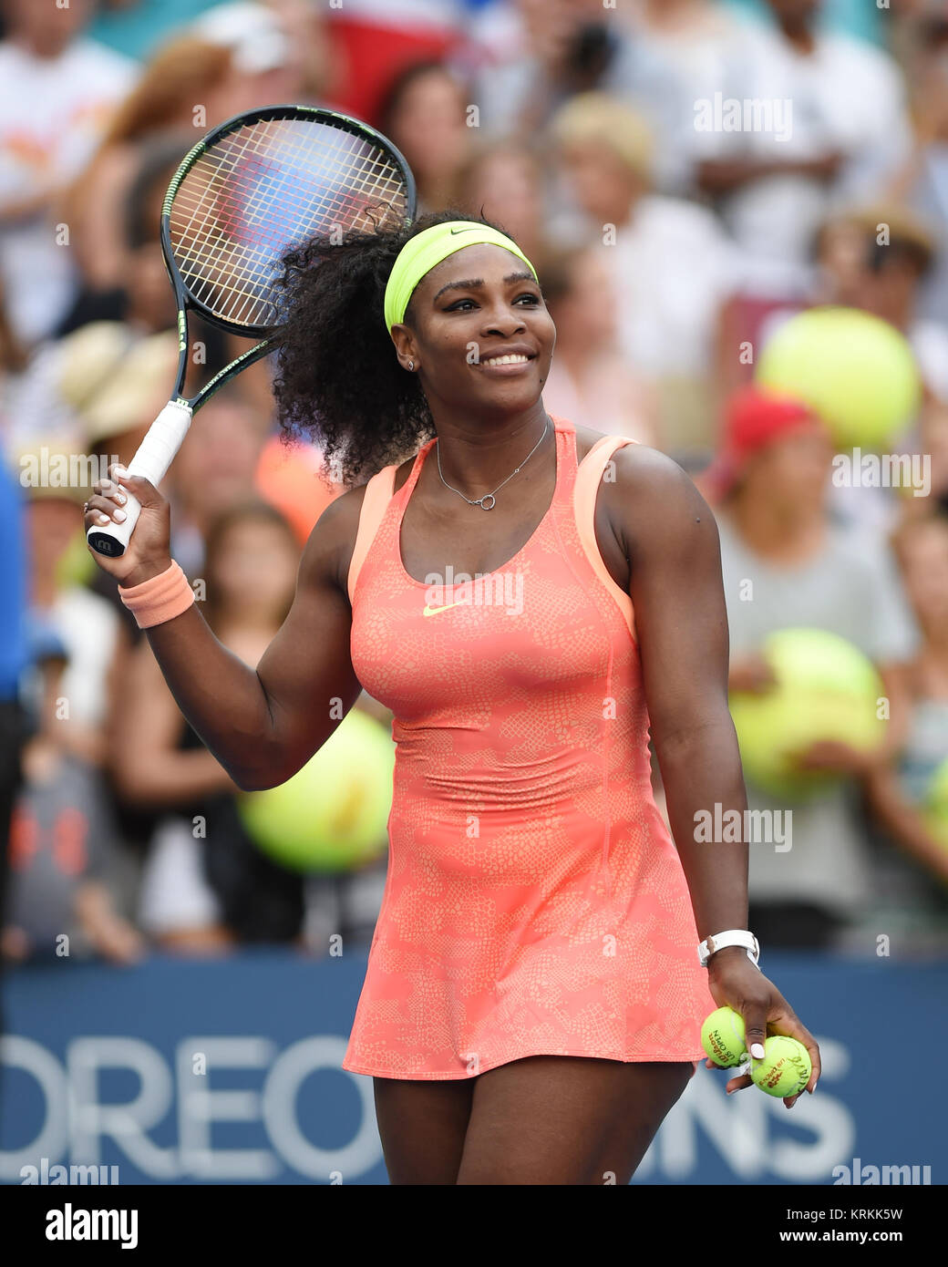 NEW YORK, NY - SEPTEMBER 06: Serena Williams on day seven of the 2015 ...