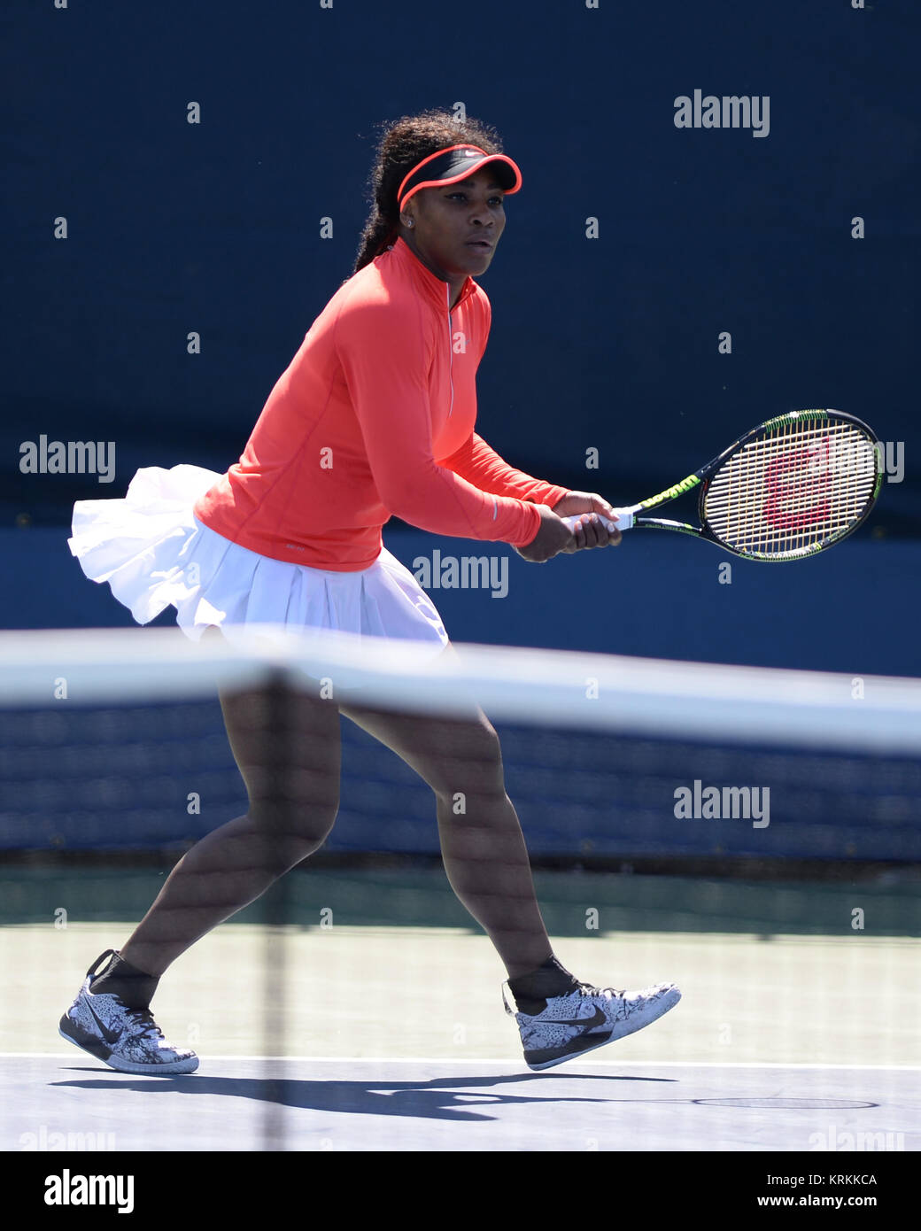 NEW YORK, NY - SEPTEMBER 06: Serena Williams on day seven of the 2015 ...