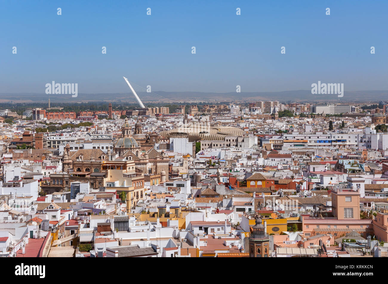 aerial view of seville city in spain Stock Photo - Alamy