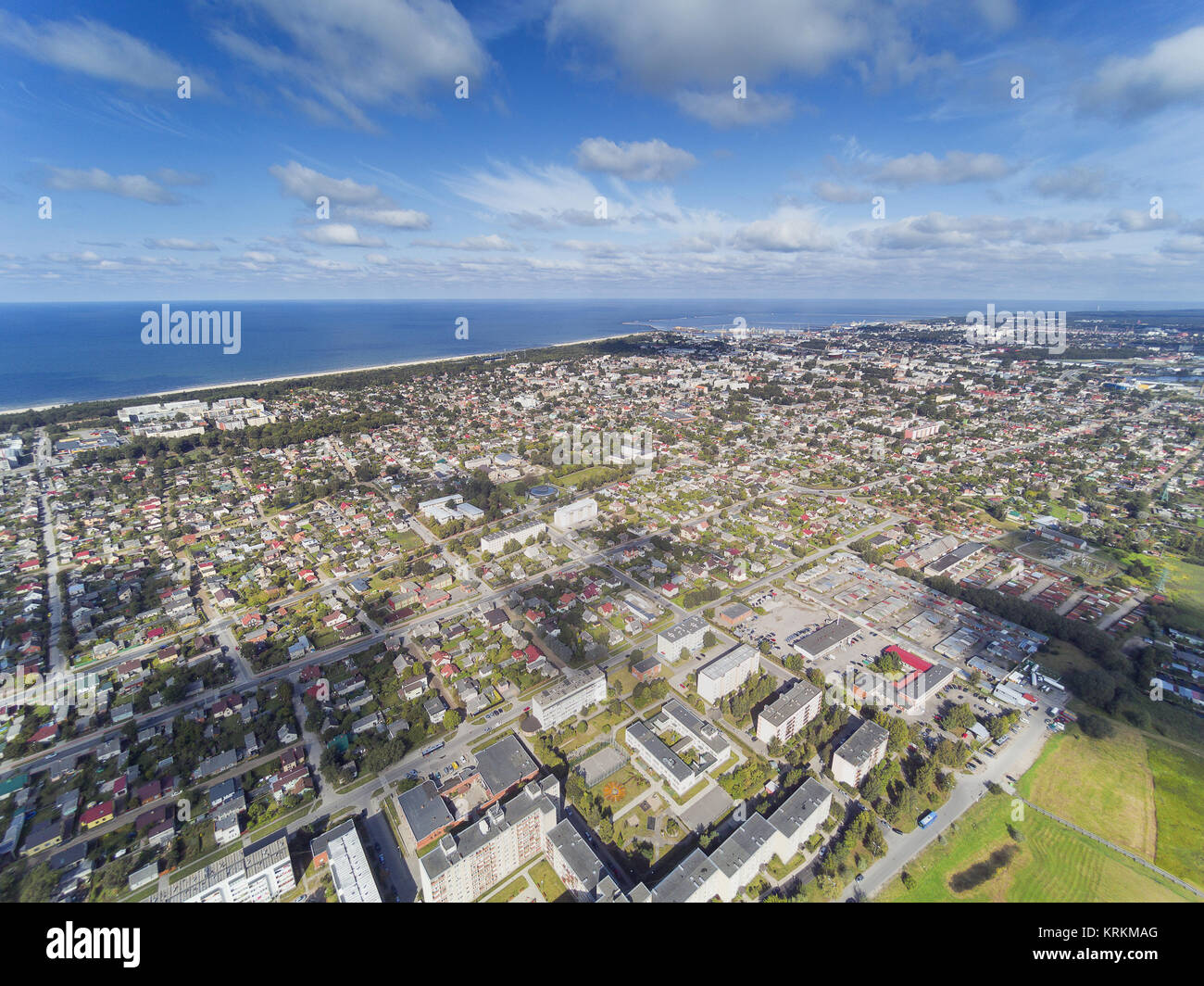 South end of Liepaja city, Latvia Stock Photo - Alamy