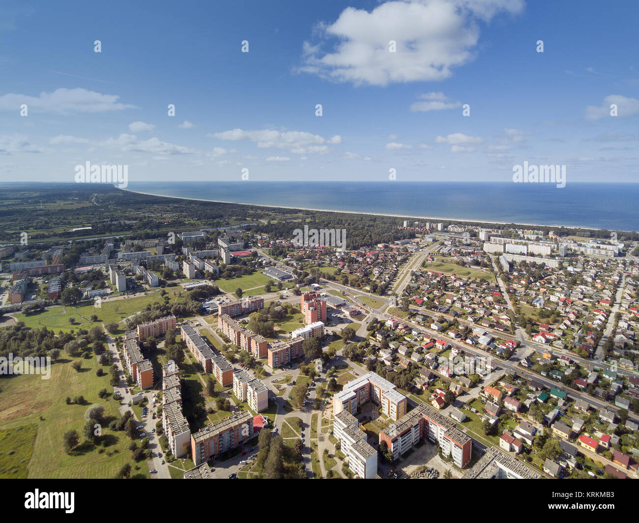 South end of Liepaja city, Latvia Stock Photo - Alamy