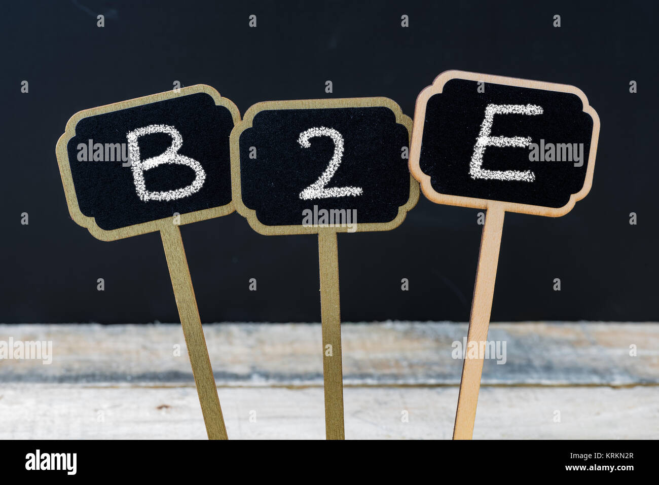 Business acronym B2E as Business To Employee Stock Photo - Alamy