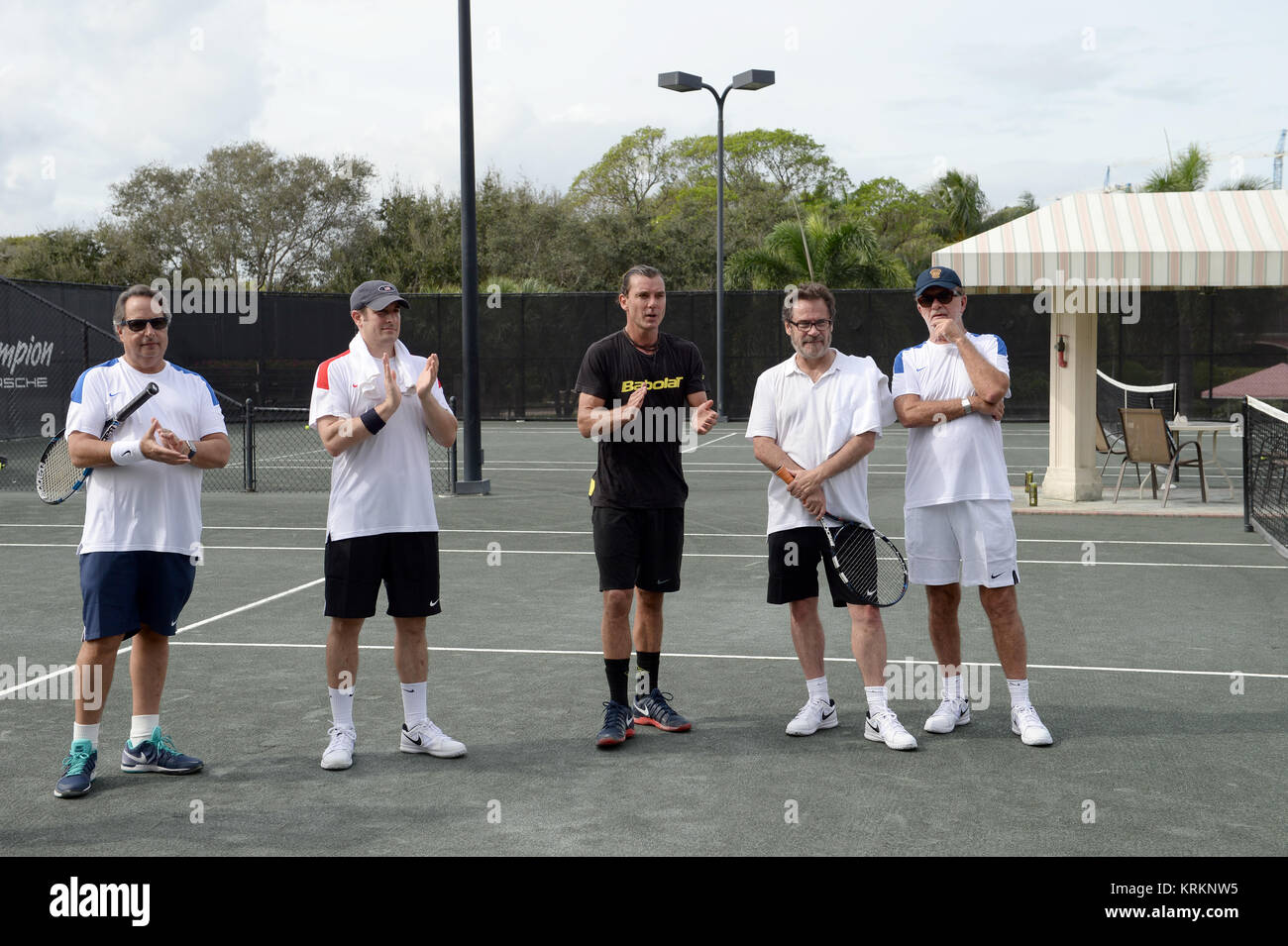 BOCA RATON, FL - NOVEMBER 20: Chris Evert, Murphy Jensen, Jon Lovitz ...