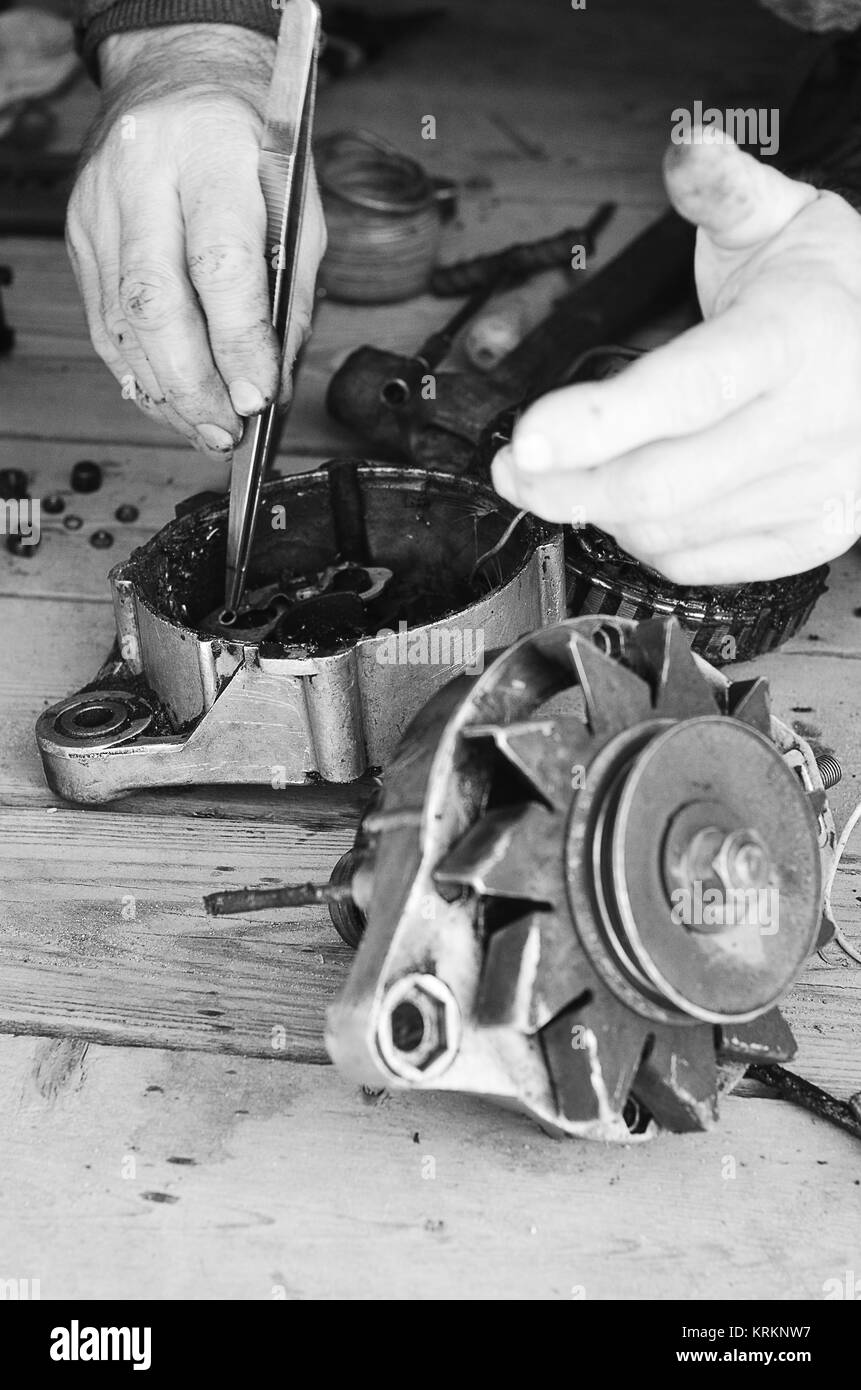 Manufacturing instruments Black and White Stock Photos & Images - Alamy