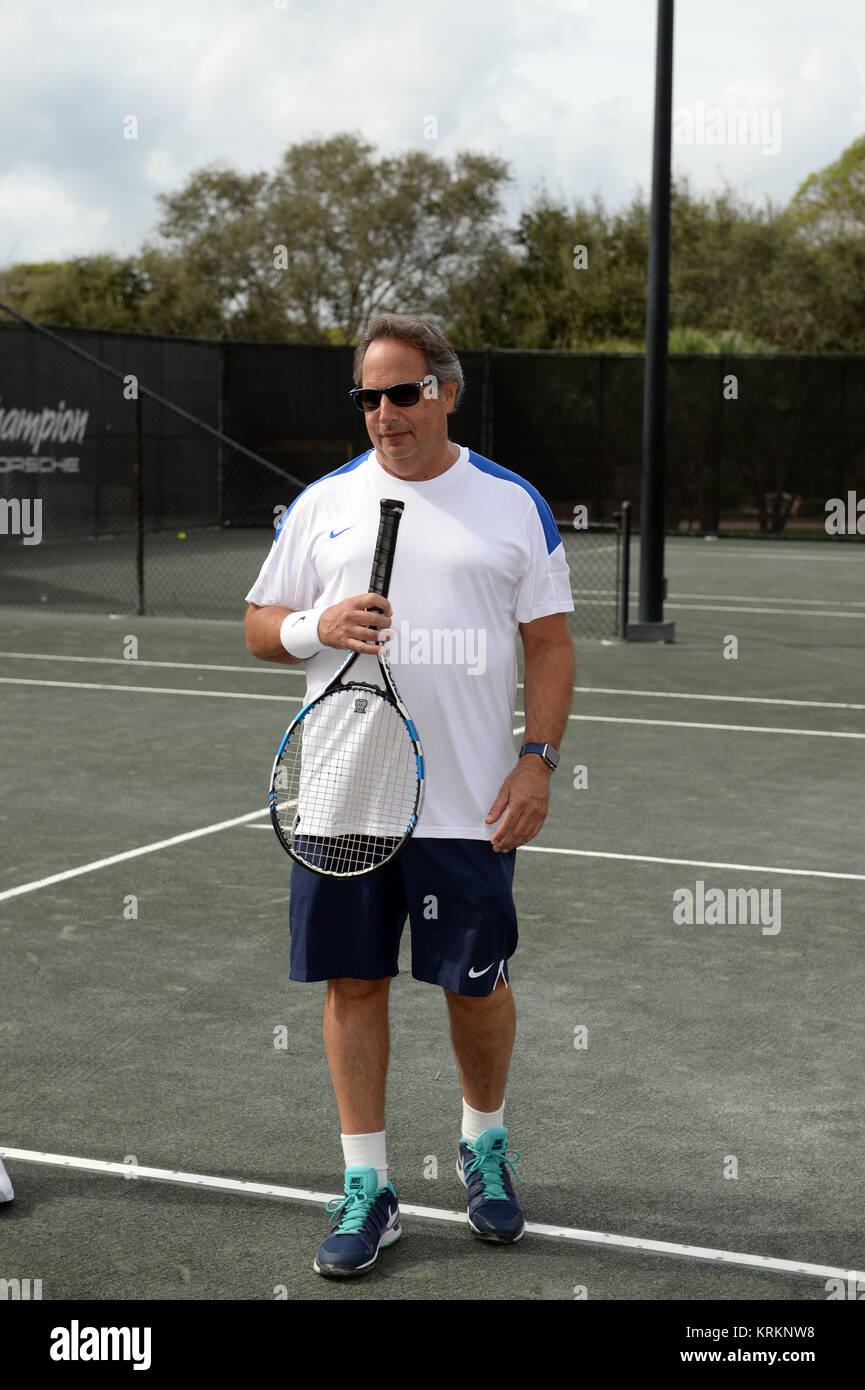 BOCA RATON, FL - NOVEMBER 20: Chris Evert, Murphy Jensen, Jon Lovitz ...