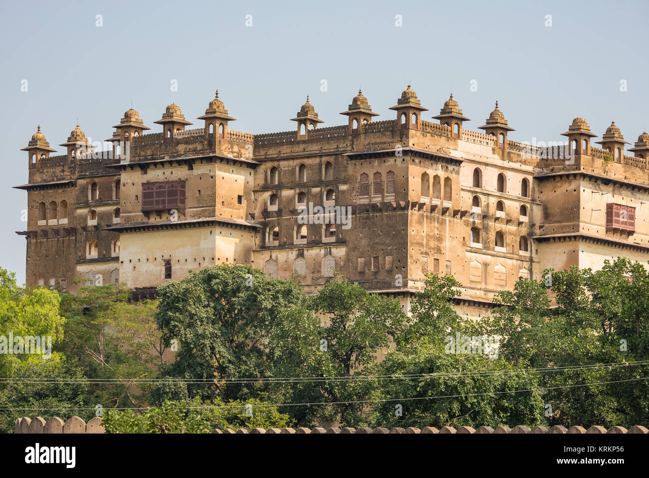 Orchha Palace, Madhya Pradesh. Also spelled Orcha, famous travel ...