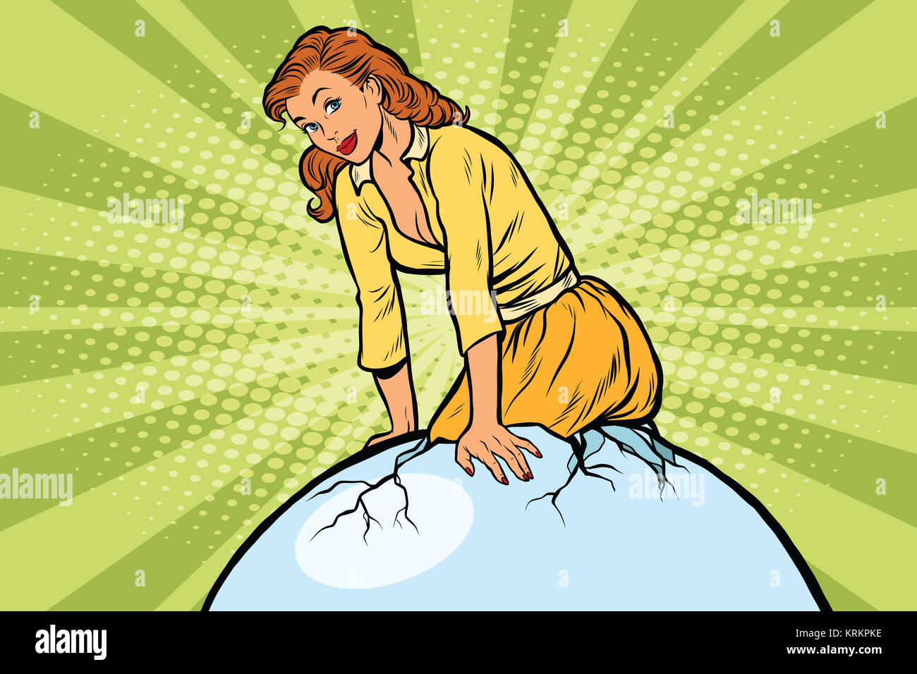 Beautiful girl hatch from eggs Stock Photo - Alamy