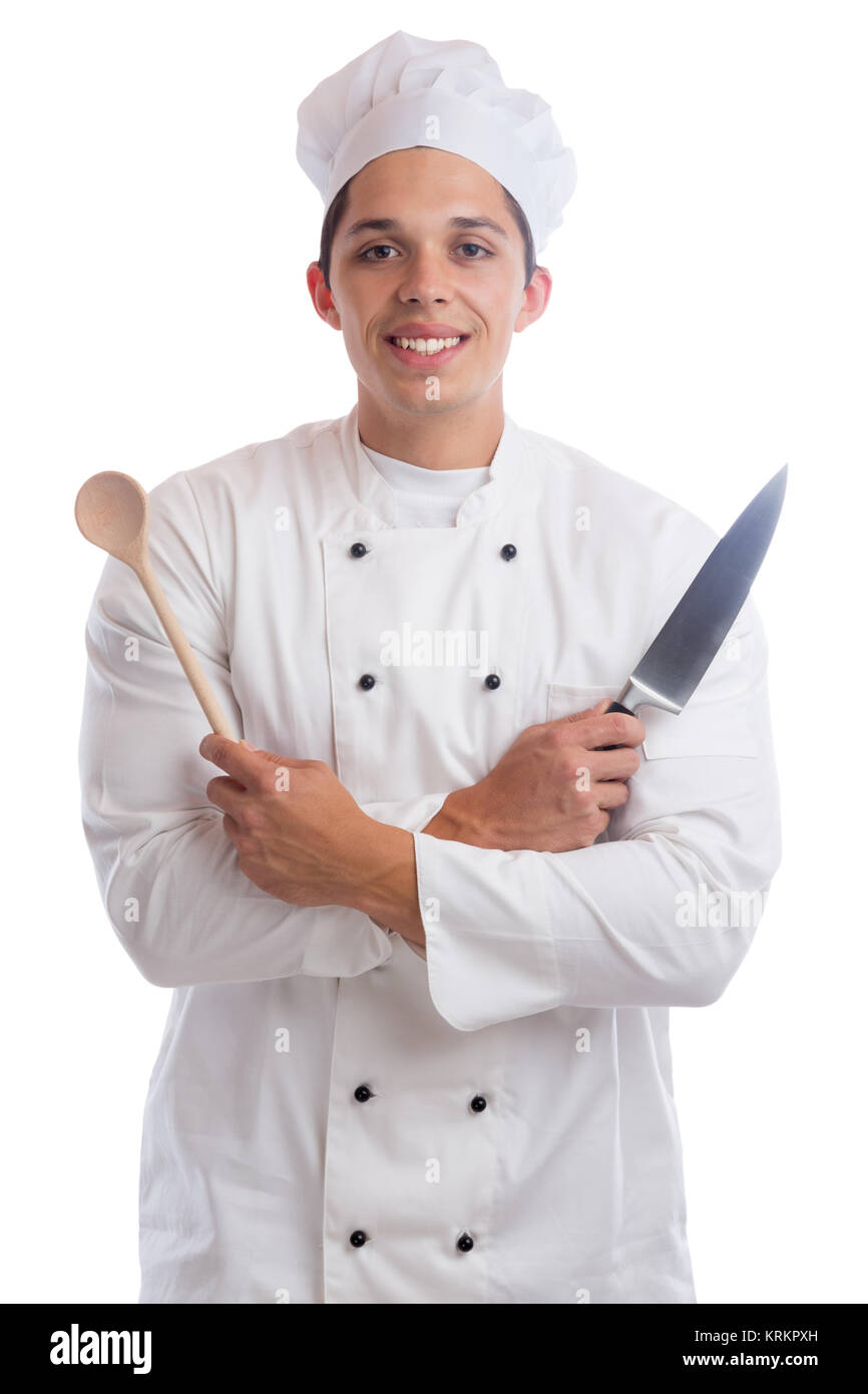 koch young apprentice training an apprentice cook occupation cut Stock ...