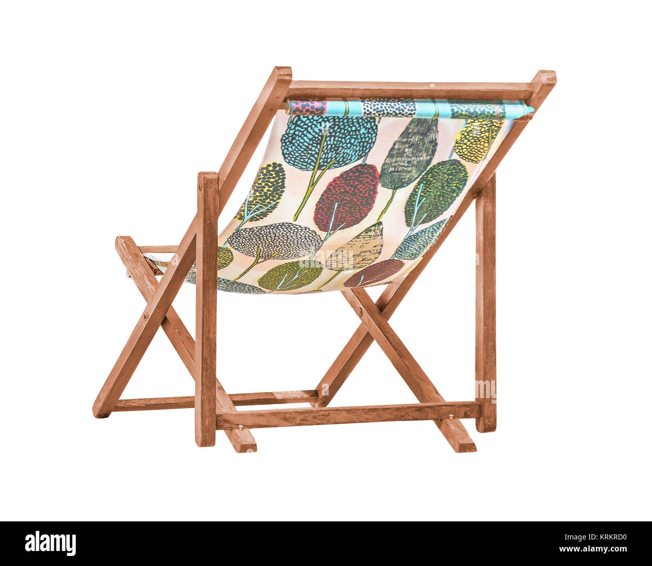 Summer Chair Back View Isolated Stock Photo - Alamy