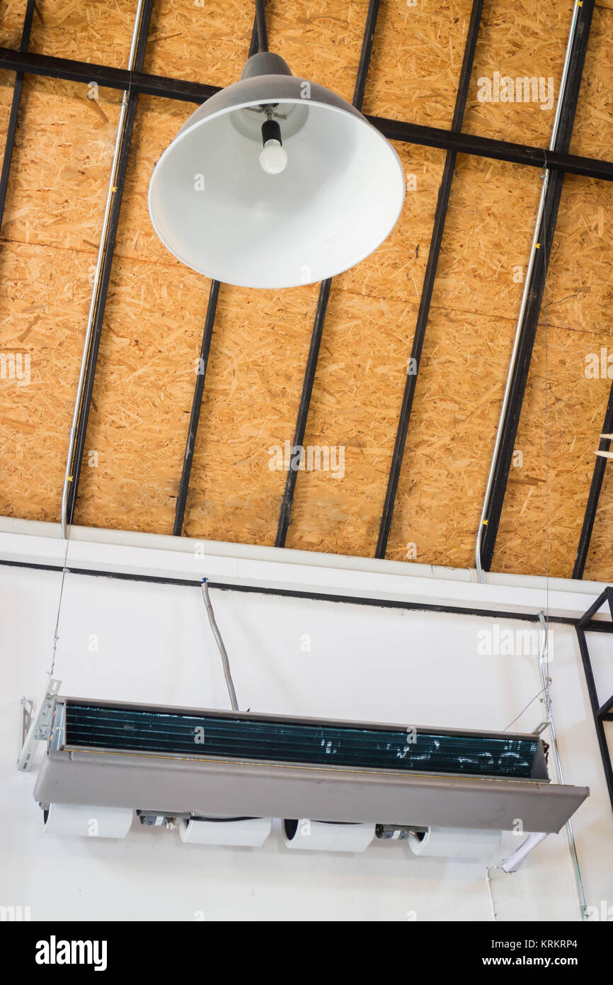 Ceiling type hanging air conditioner unit Stock Photo - Alamy