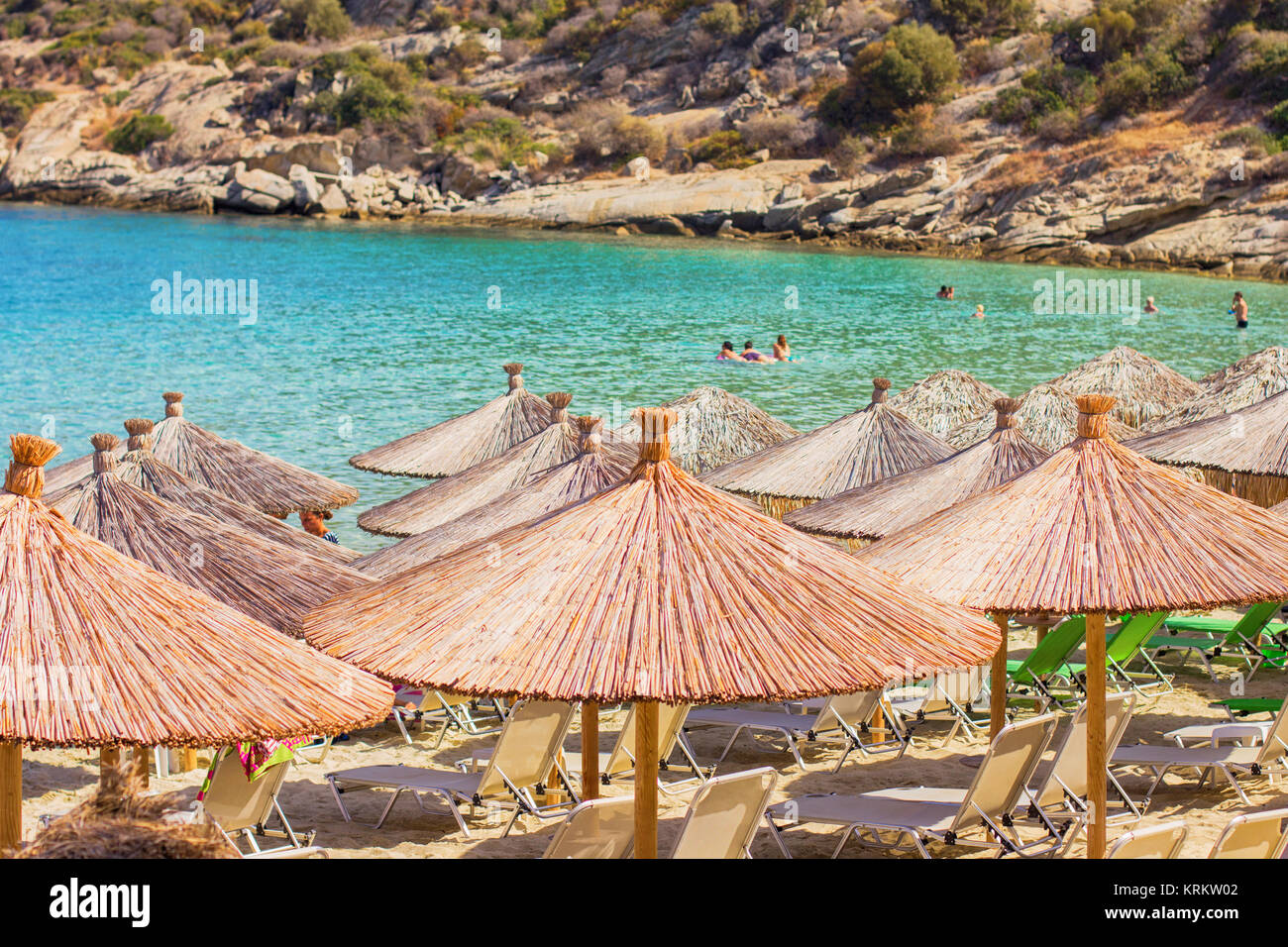 Greece Summer Vacation Season Stock Photo - Alamy