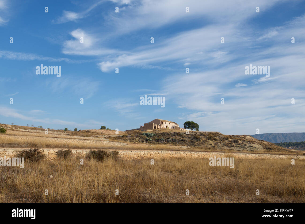 Remote ruined farmhouse in the countryside Stock Photo - Alamy