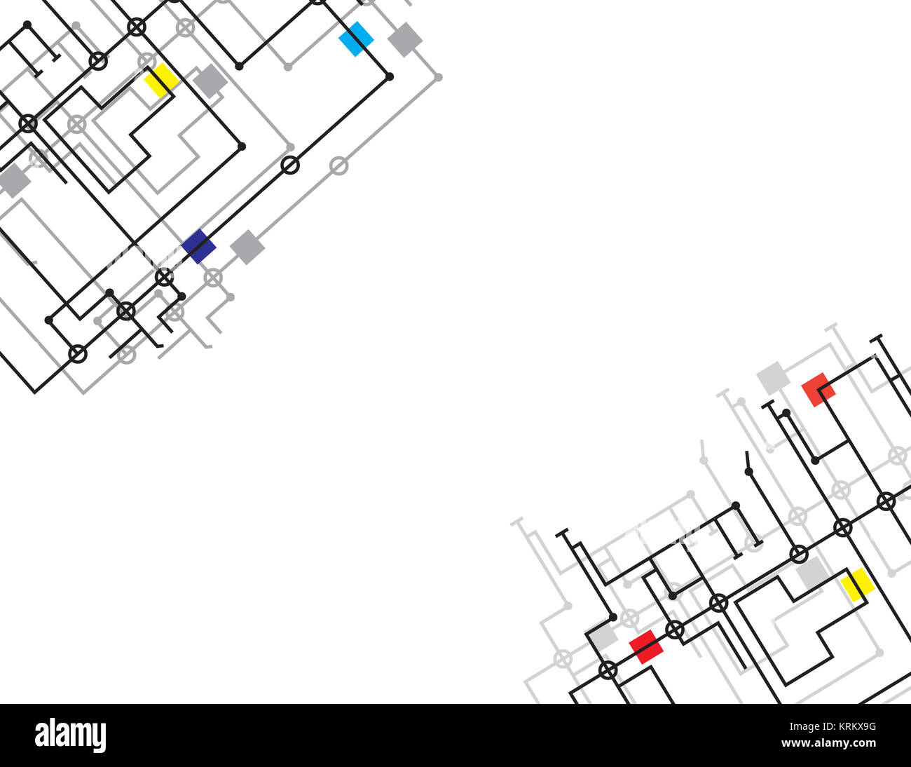 Electronics circuit board with micro chip Infographics , Vector ...