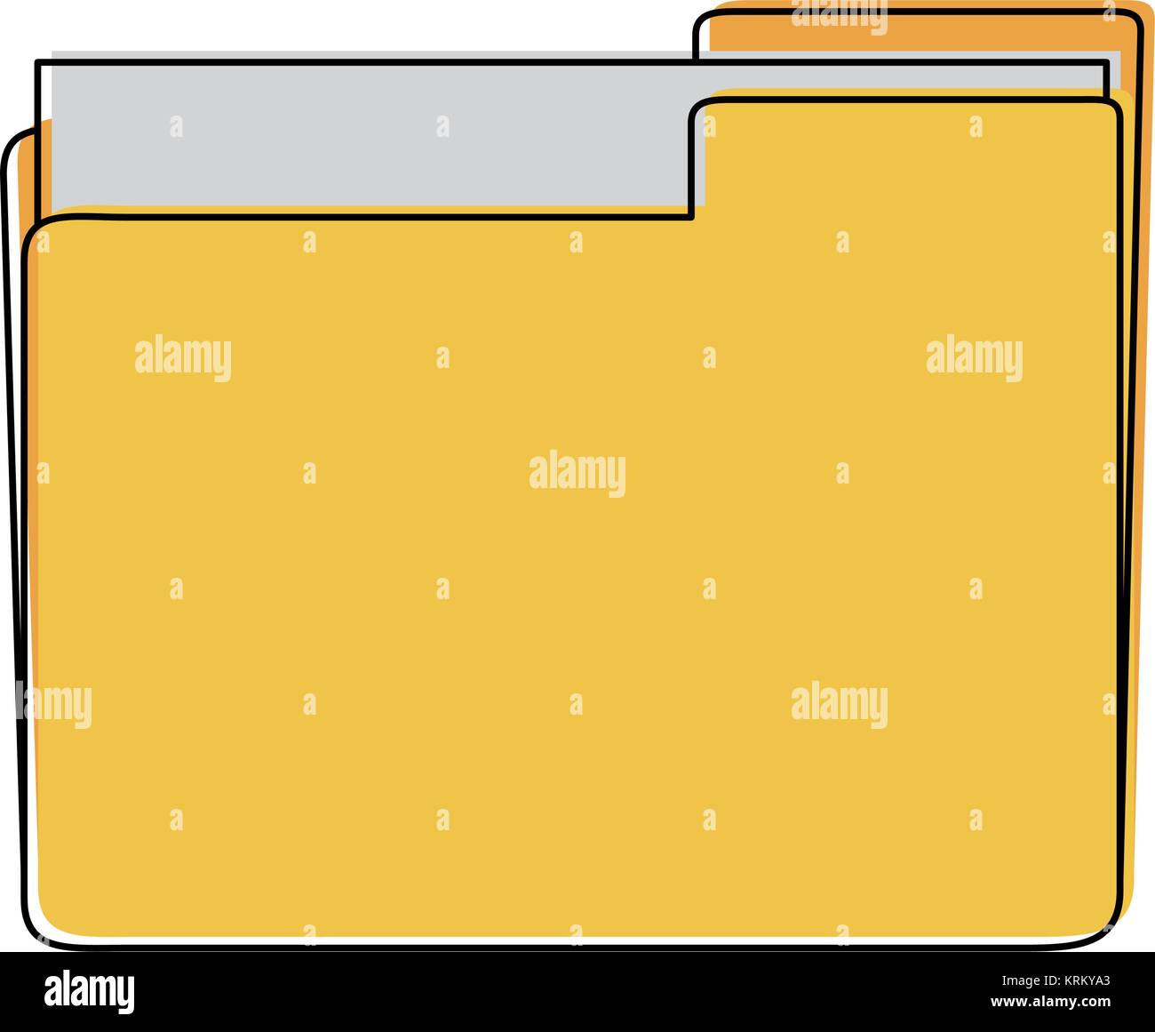 File folder symbol Stock Vector Image & Art - Alamy