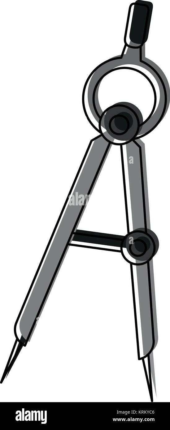 Compass geometric tool Stock Vector Image & Art - Alamy