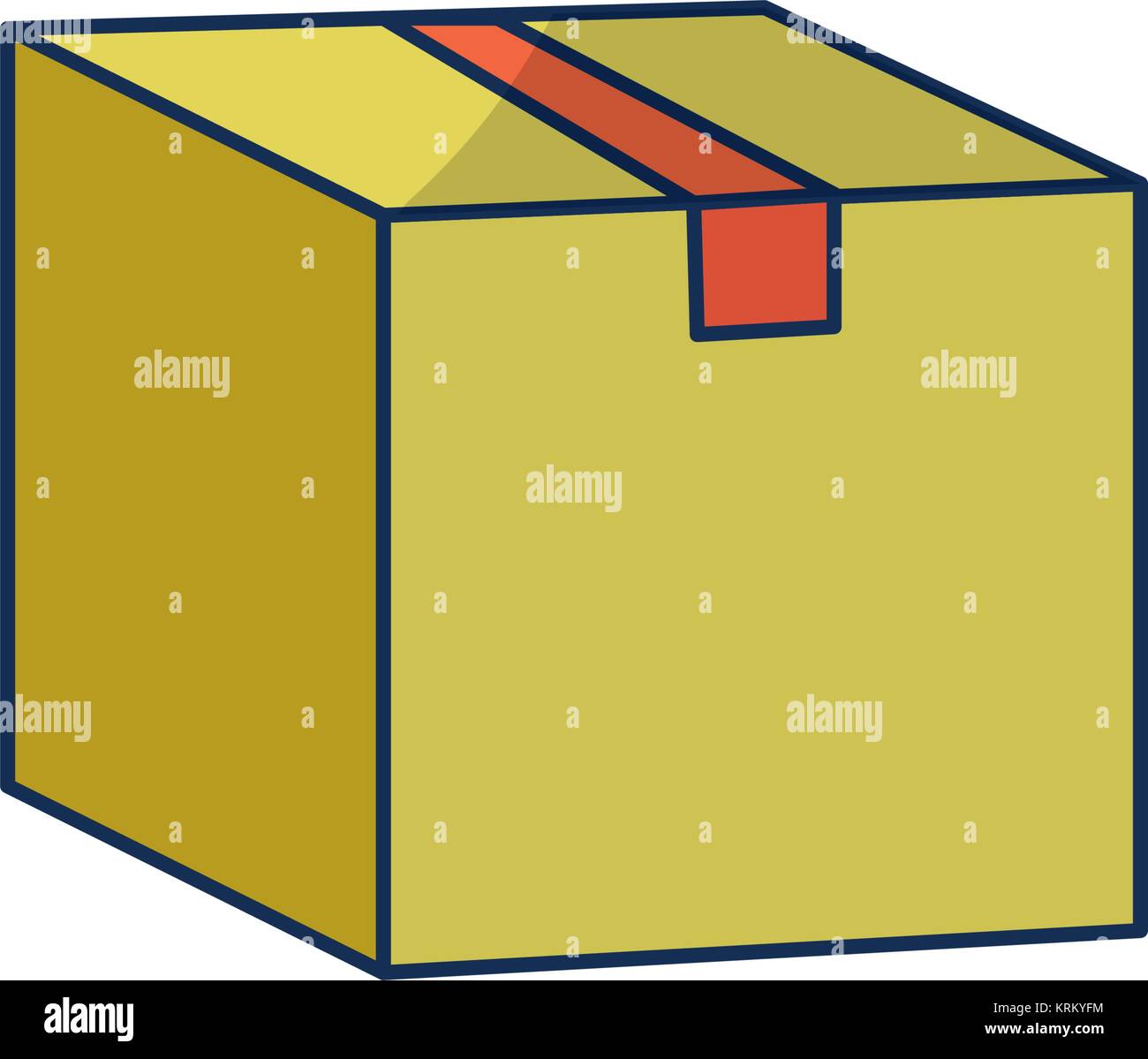 Isolated box design Stock Vector Image & Art - Alamy