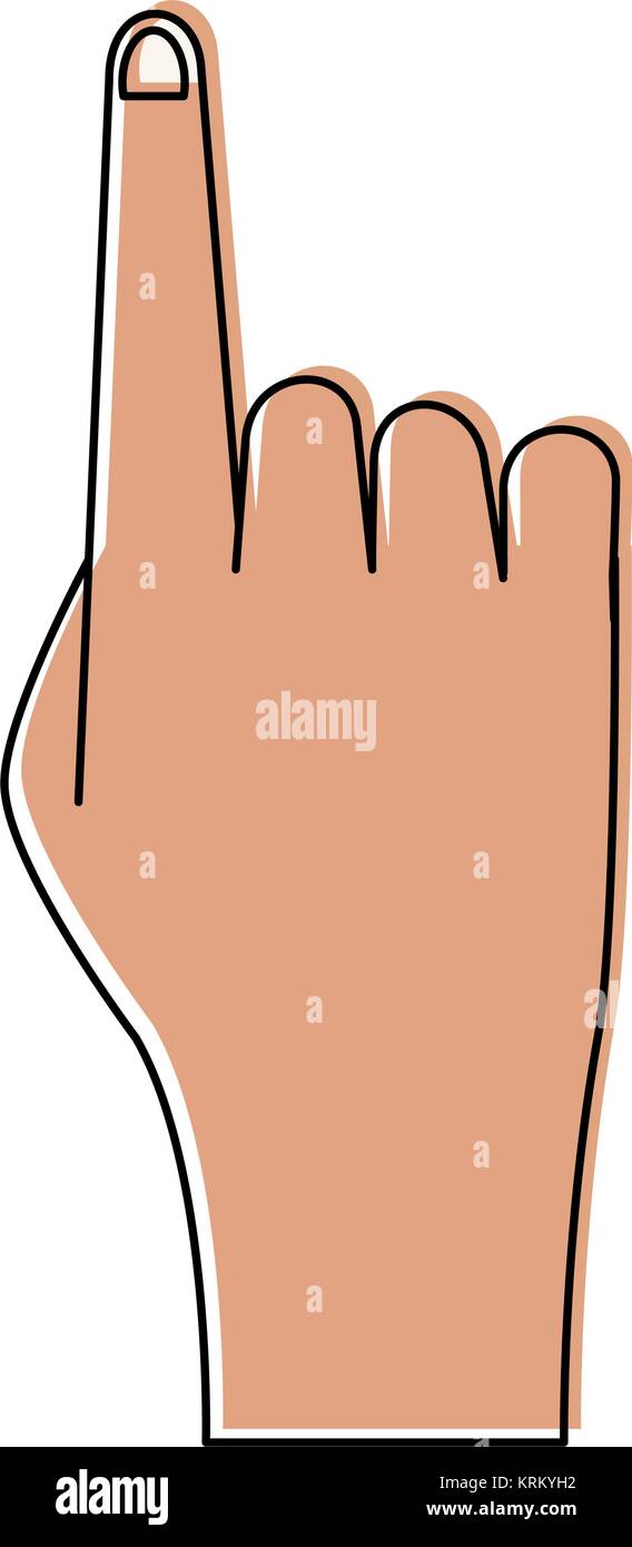 hand pointing up Stock Vector Image & Art - Alamy
