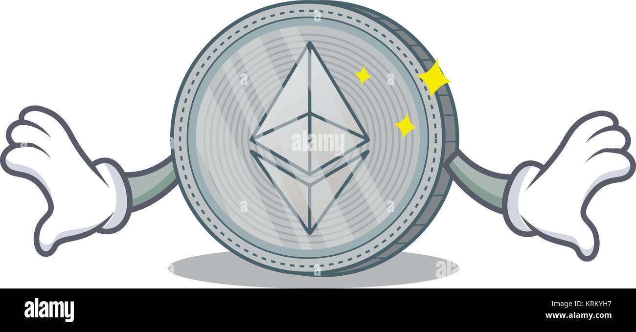 Shock Ethereum coin character cartoon Stock Vector Image & Art - Alamy