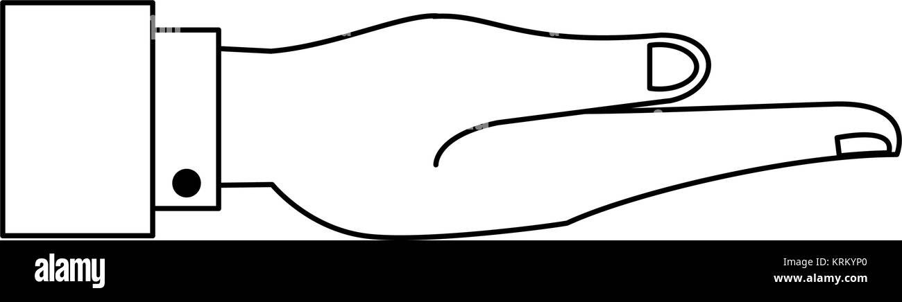 Business hand symbol Stock Vector Image & Art - Alamy