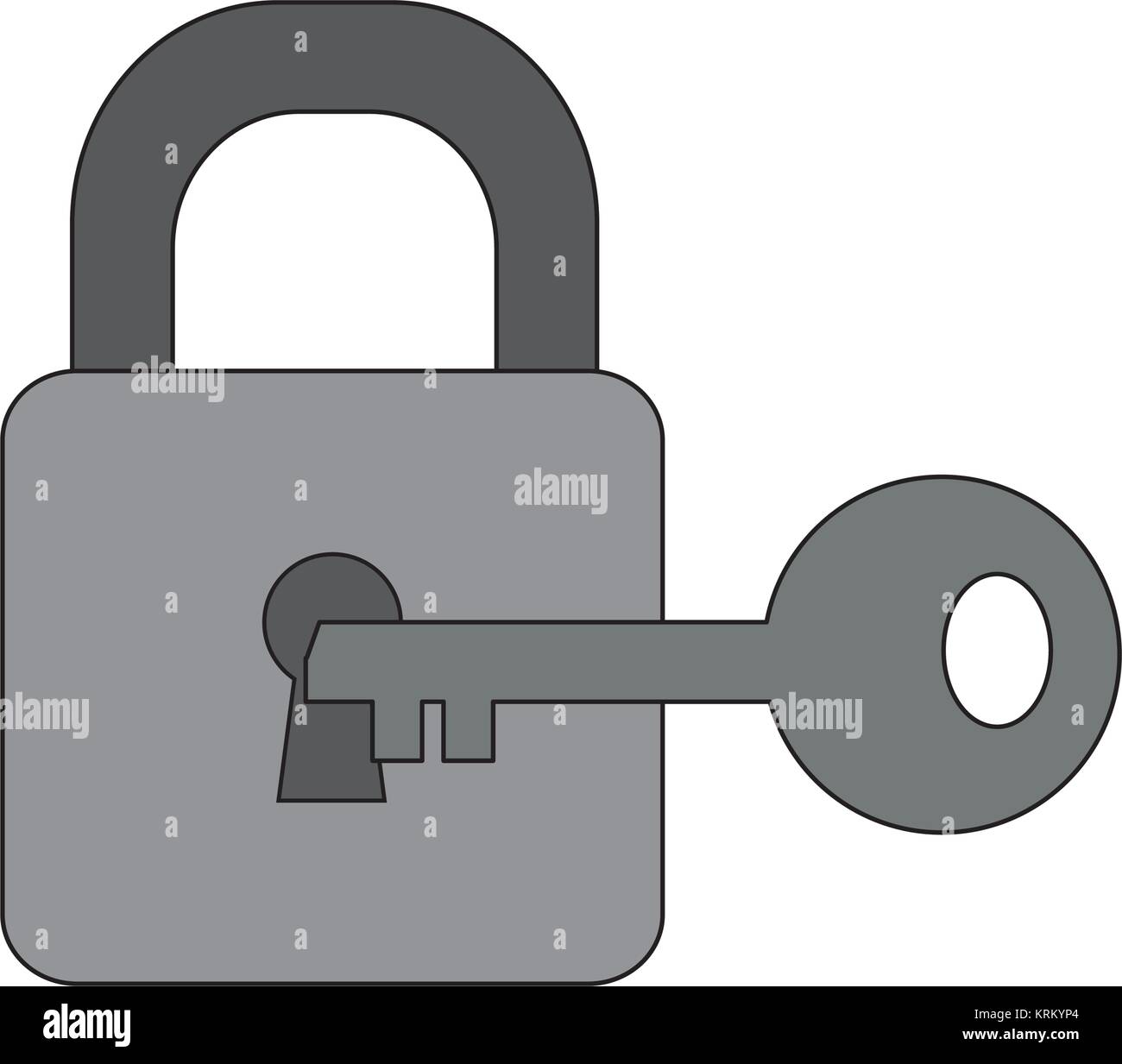 Isolated padlock design Stock Vector Image & Art - Alamy
