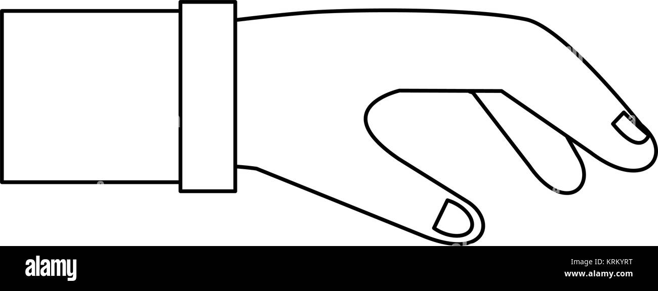 Business hand symbol Stock Vector Image & Art - Alamy