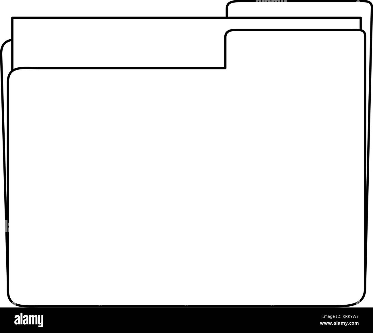 File folder symbol Stock Vector Image & Art - Alamy