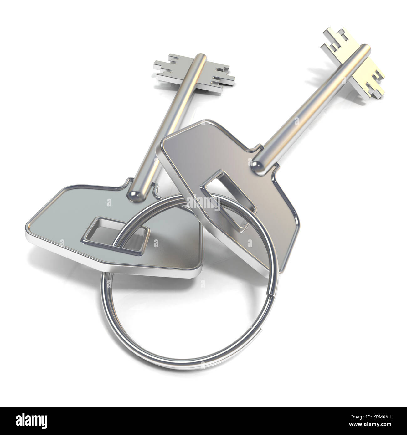Door keys. 3D Stock Photo - Alamy