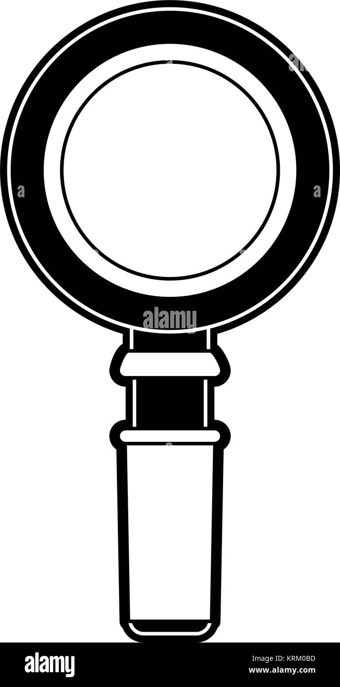 Magnifying glass symbol Stock Vector Image & Art - Alamy