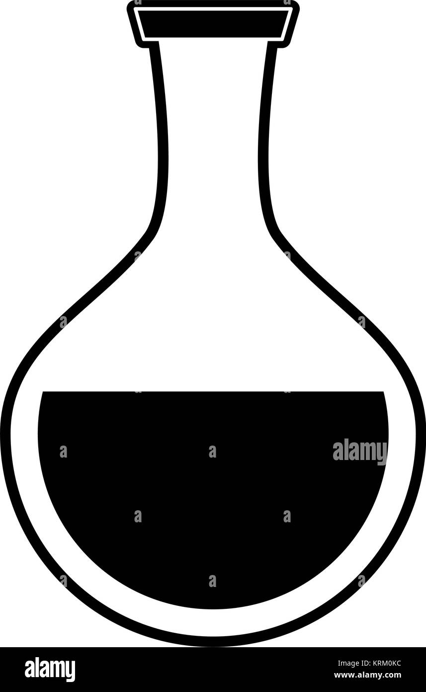 Lab flask isolated Stock Vector Image & Art - Alamy