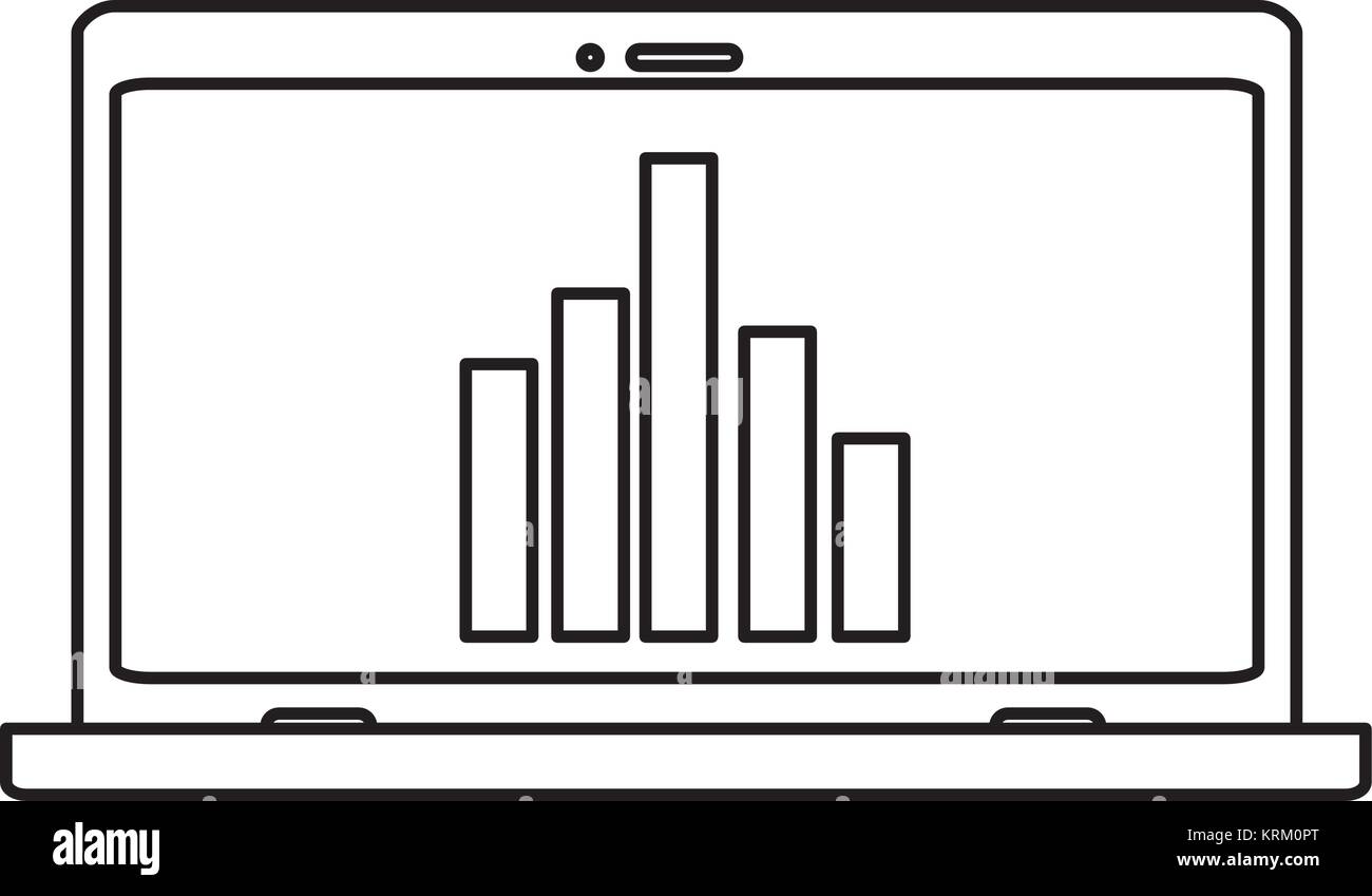 Electronic device infographic design Black and White Stock Photos ...