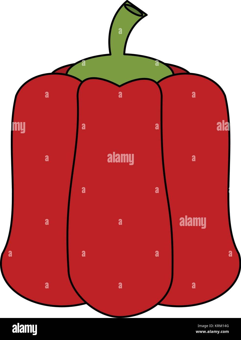 Pepper vegetable isolated Stock Vector Image & Art - Alamy