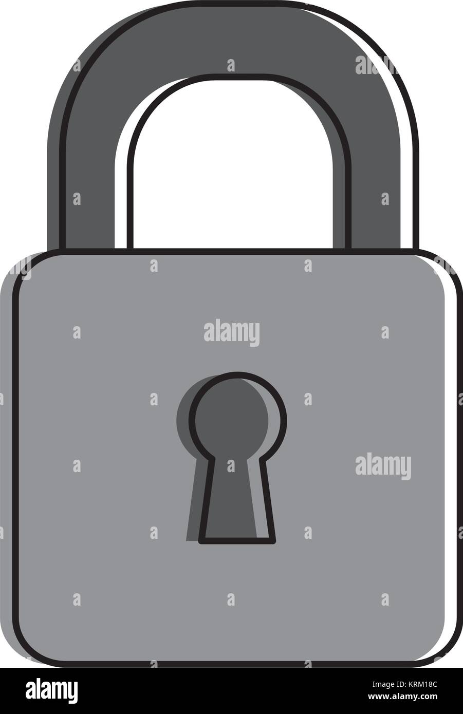 Isolated padlock design Stock Vector Image & Art - Alamy