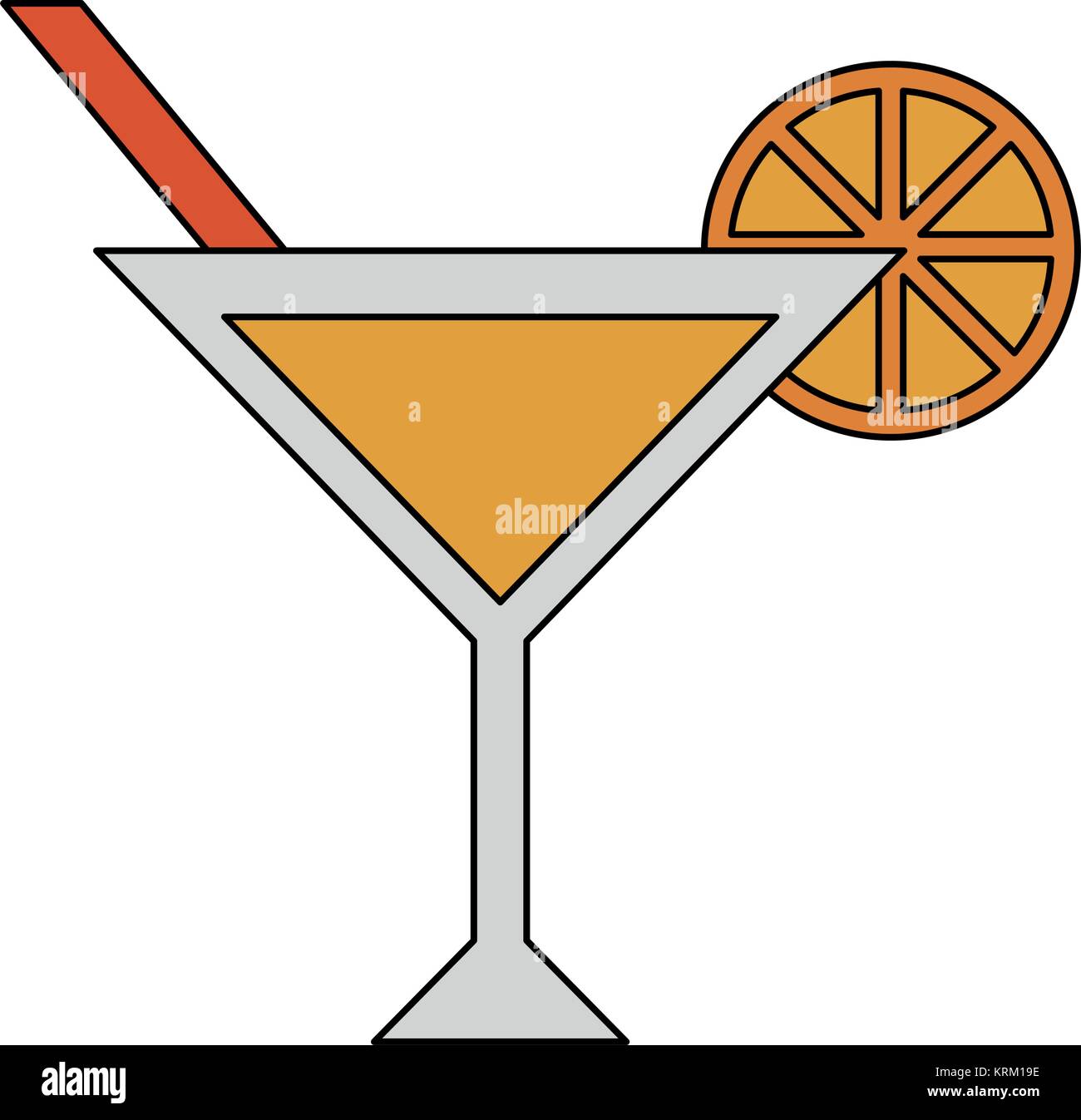 Lemon cocktail drink Stock Vector Image & Art - Alamy