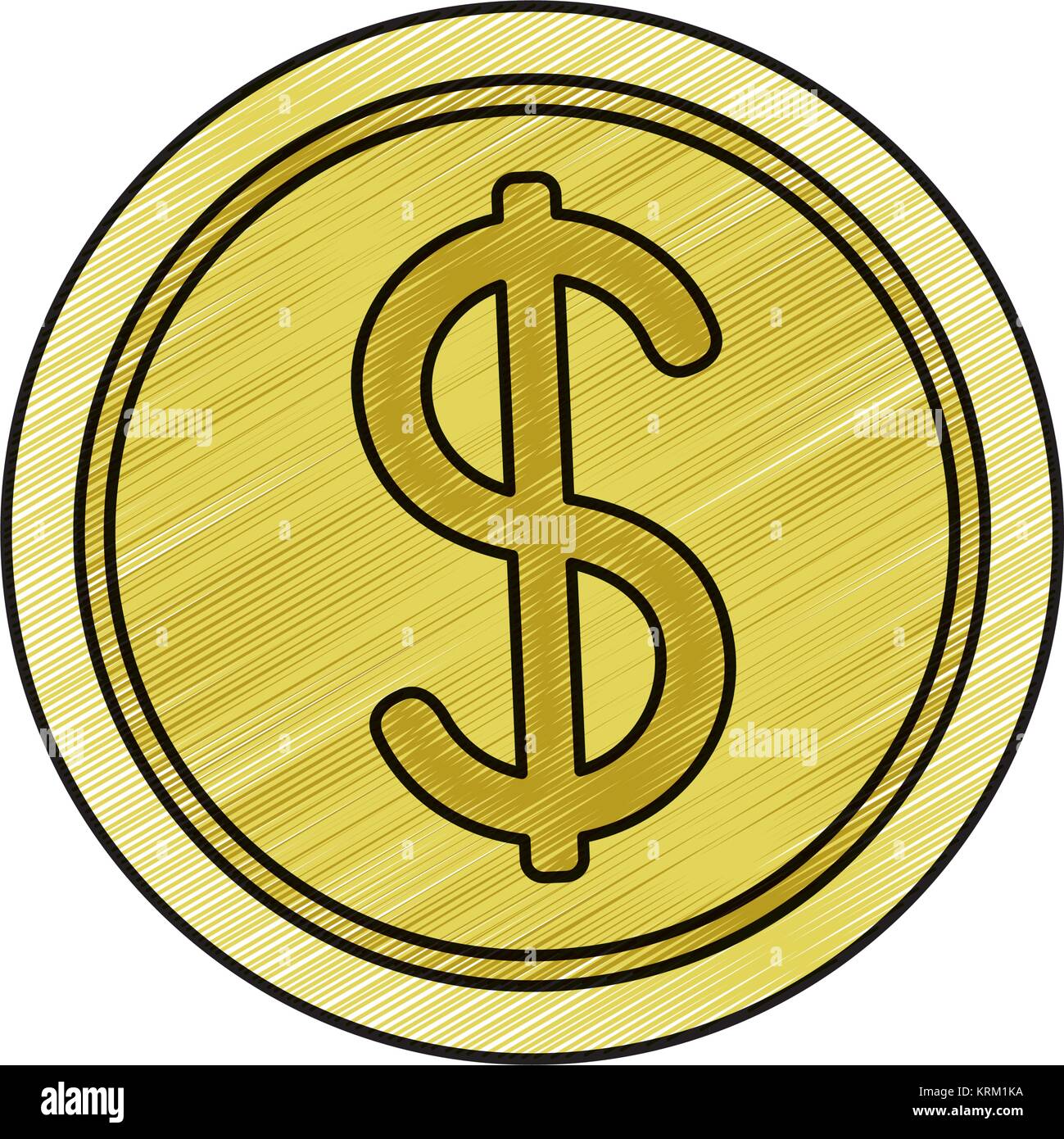 Isolated coin design Stock Vector Image & Art - Alamy