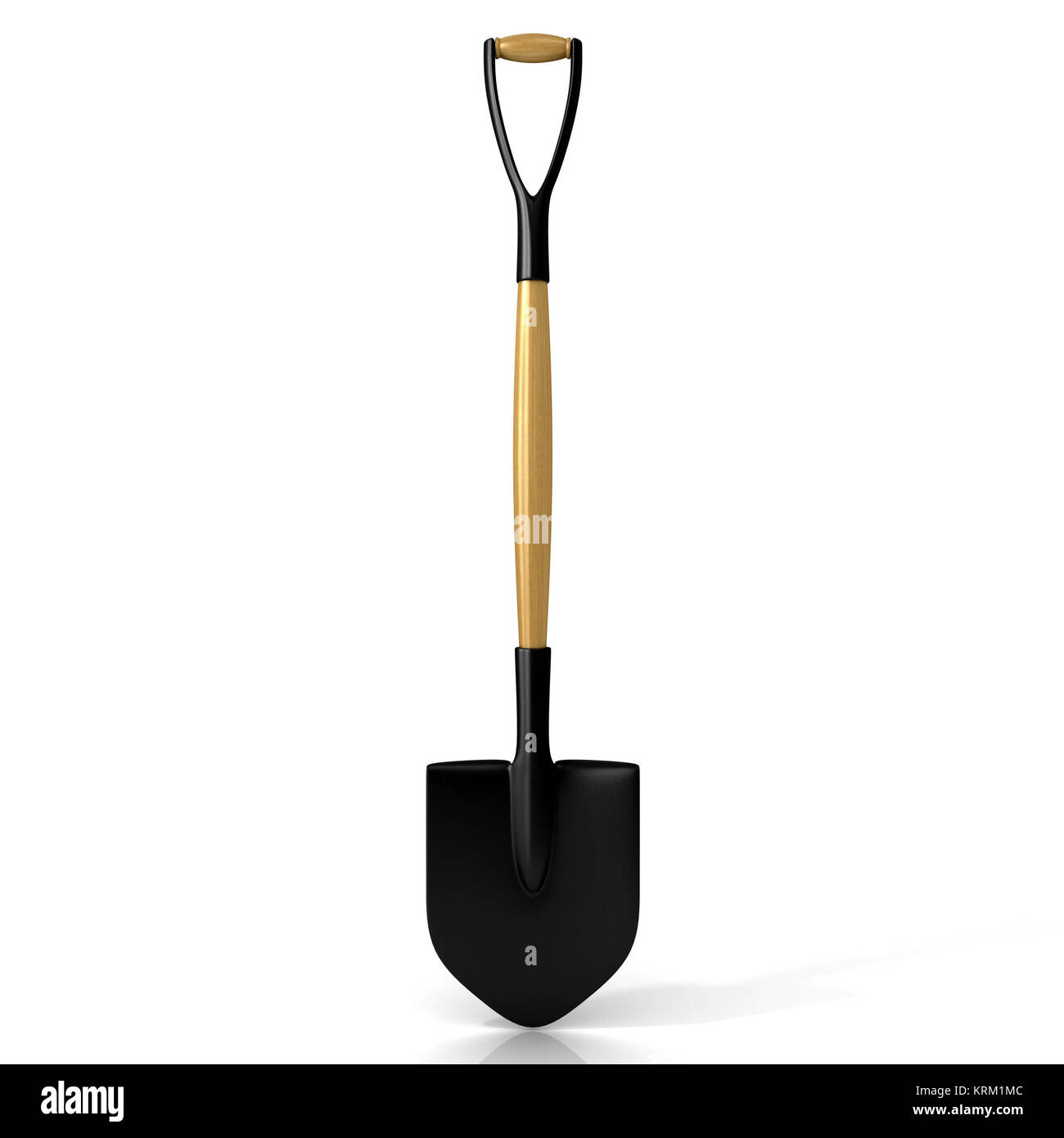 Shovel isolated on white background. 3D Stock Photo - Alamy