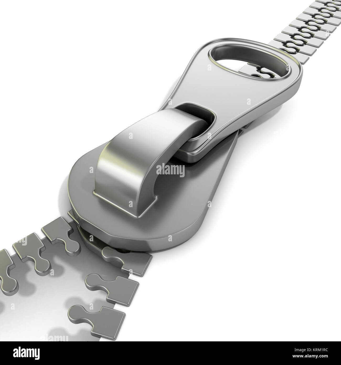 Zipper macro view. 3D Stock Photo - Alamy