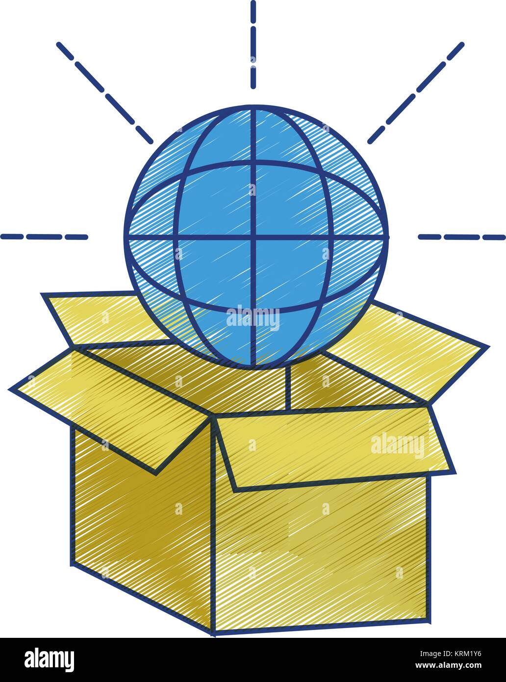 Isolated box design Stock Vector Image & Art - Alamy