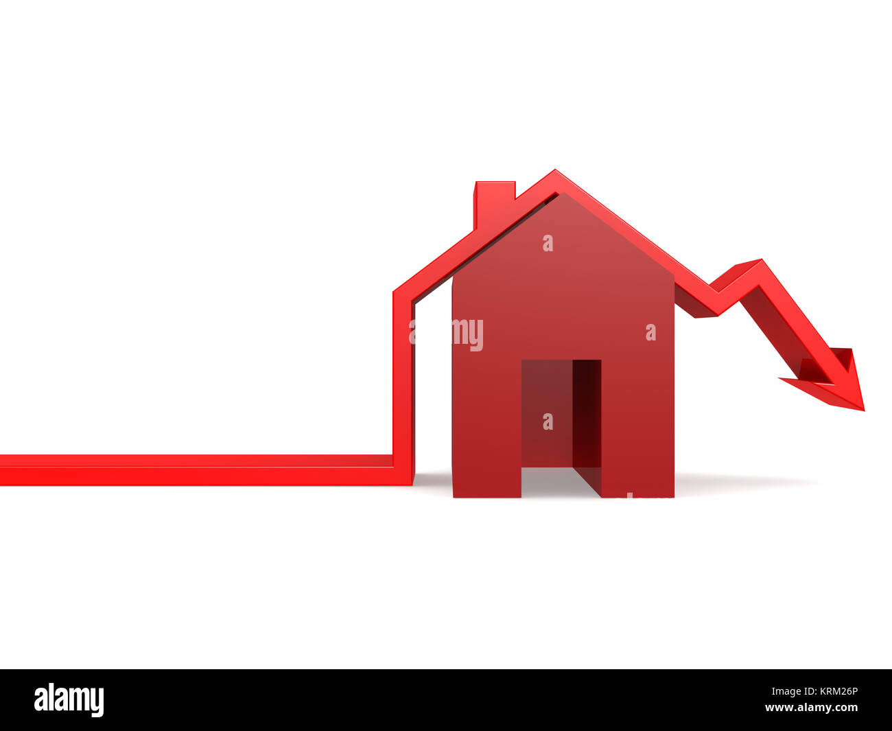 Graph going down Cut Out Stock Images & Pictures - Alamy