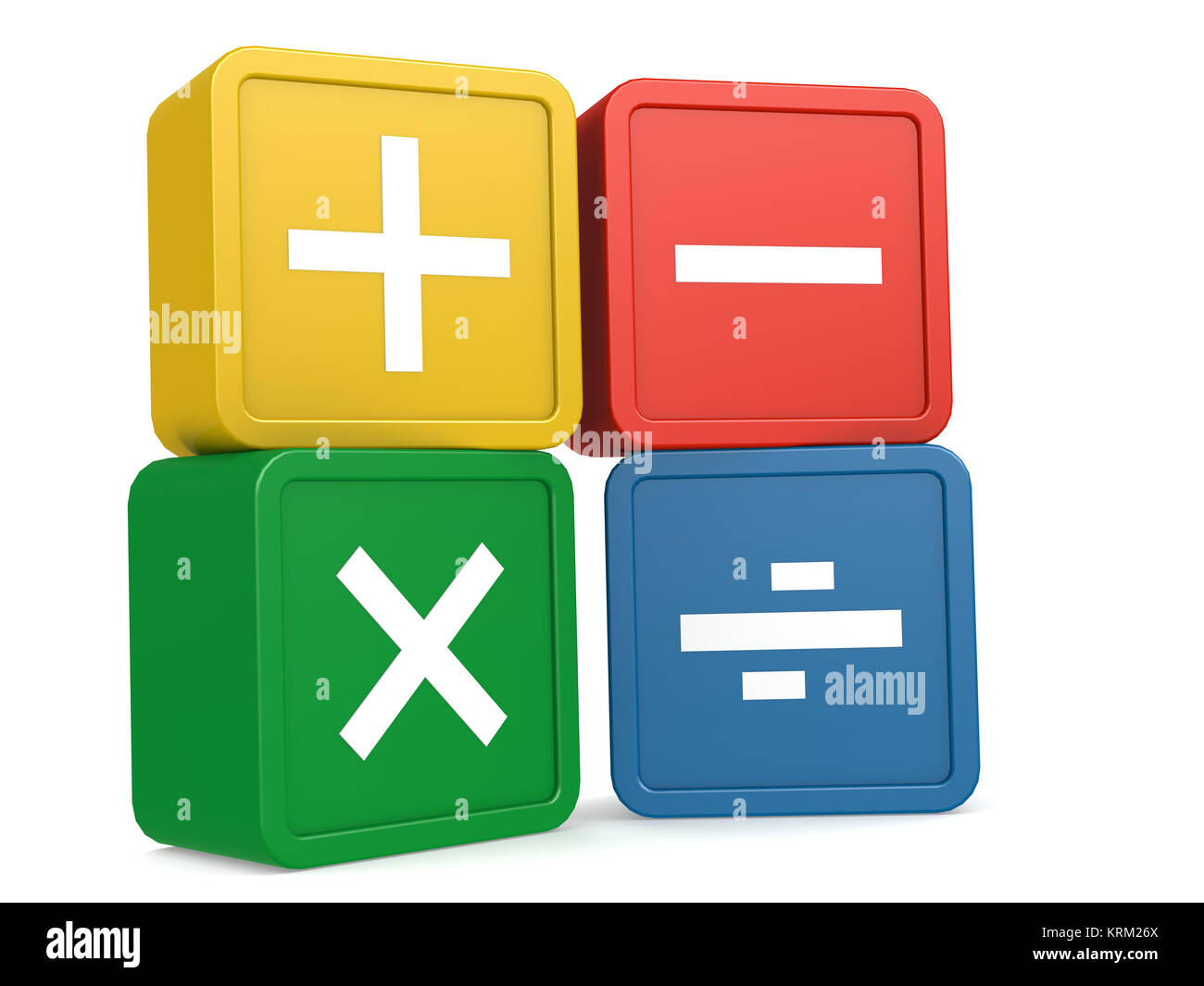 Math sign isolated on white Stock Photo - Alamy