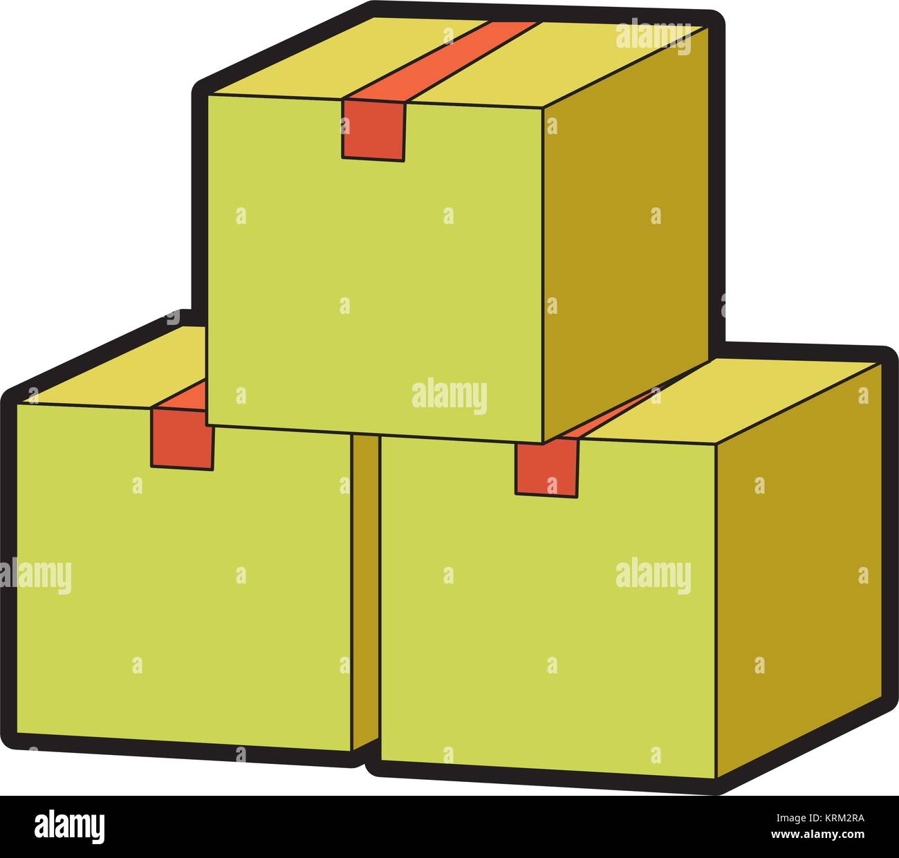 Isolated box design Stock Vector Image & Art - Alamy