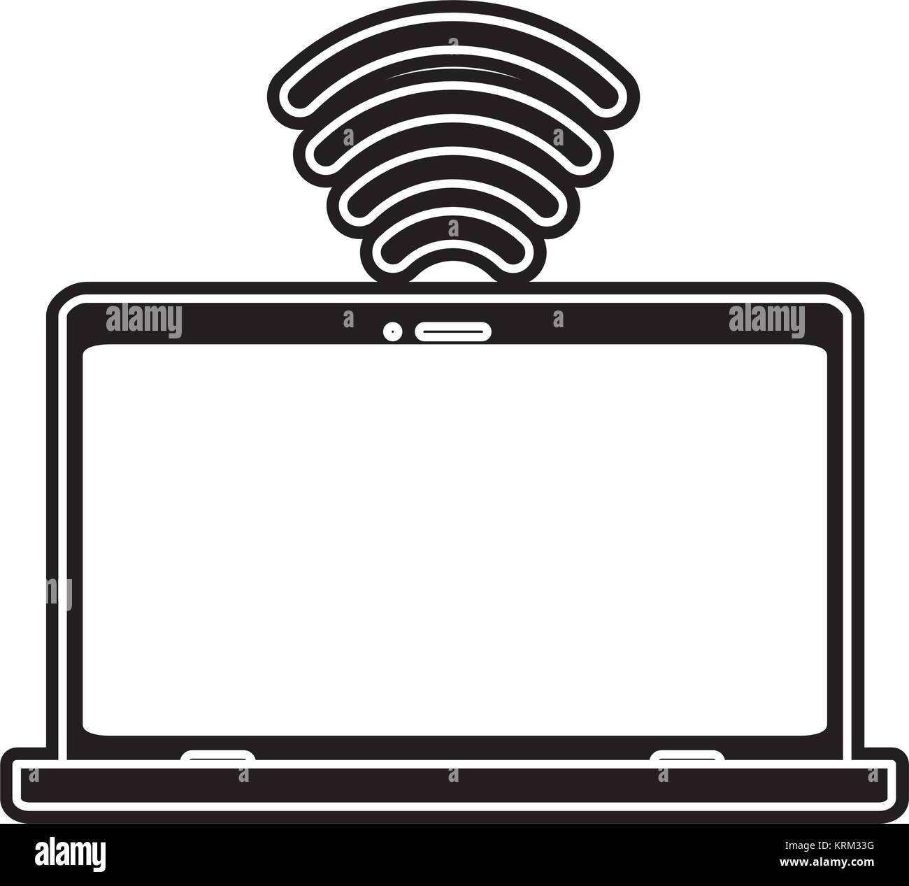 Isolated laptop design Stock Vector Image & Art - Alamy