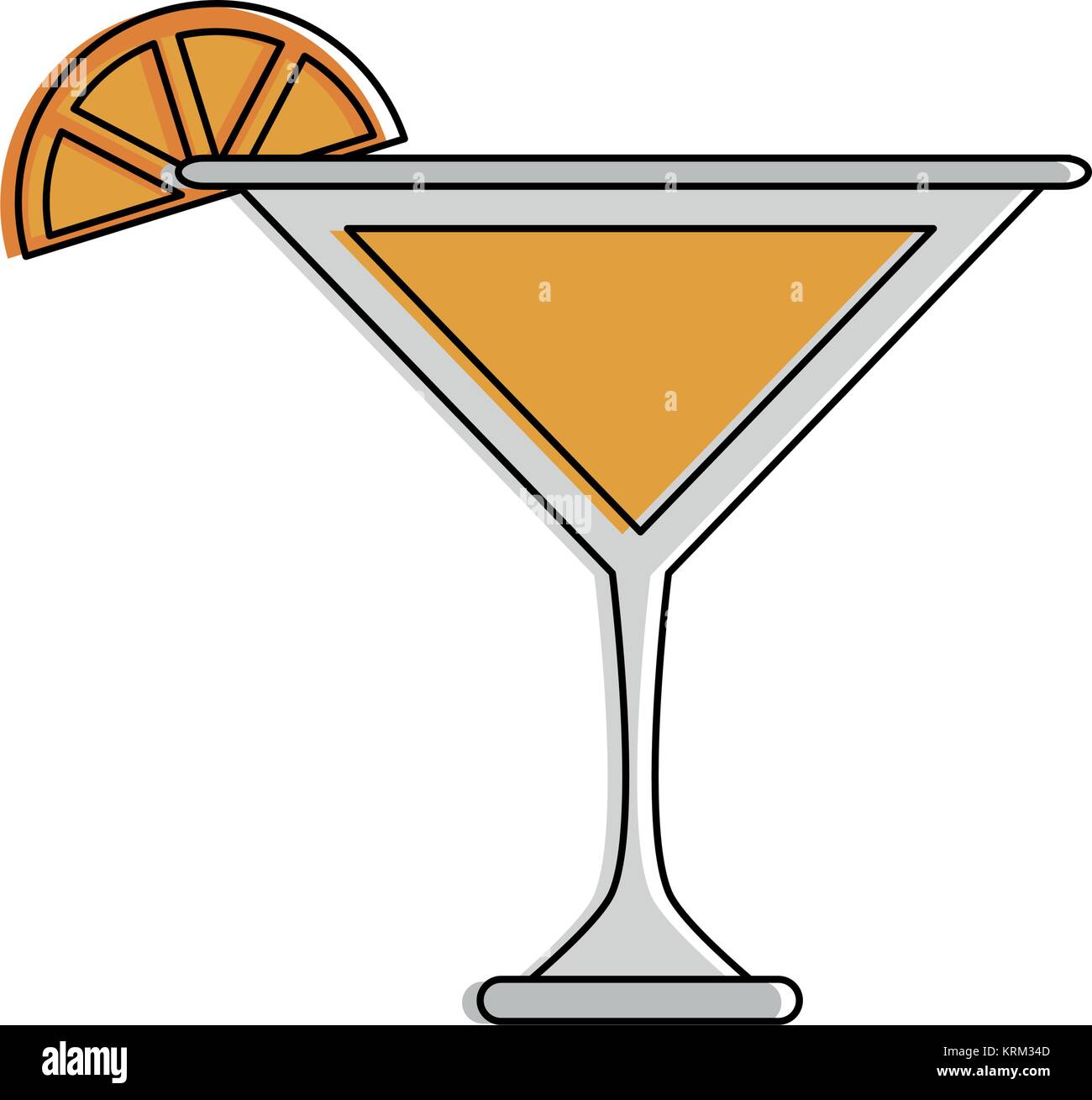 Lemon cocktail drink Stock Vector Image & Art - Alamy