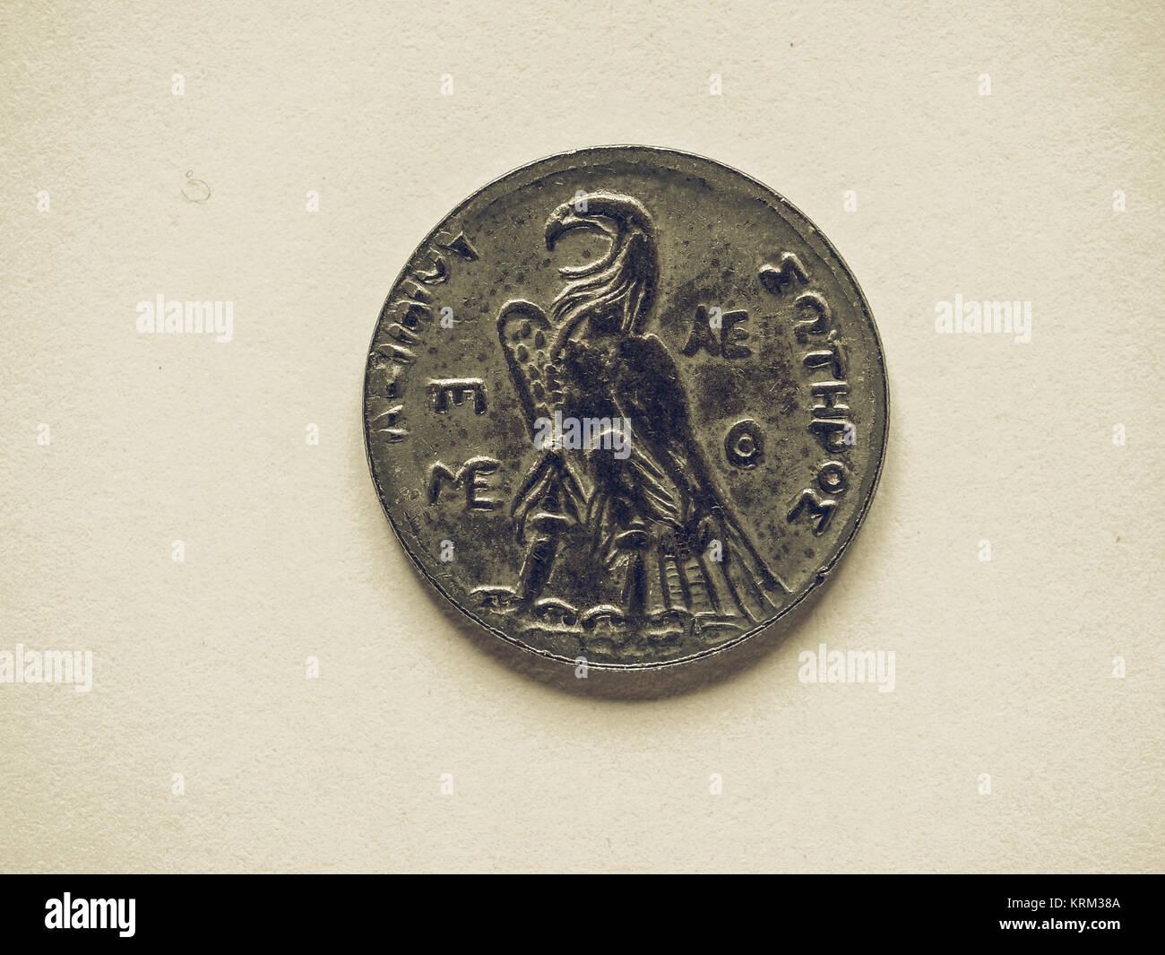 Vintage Old coin Stock Photo - Alamy