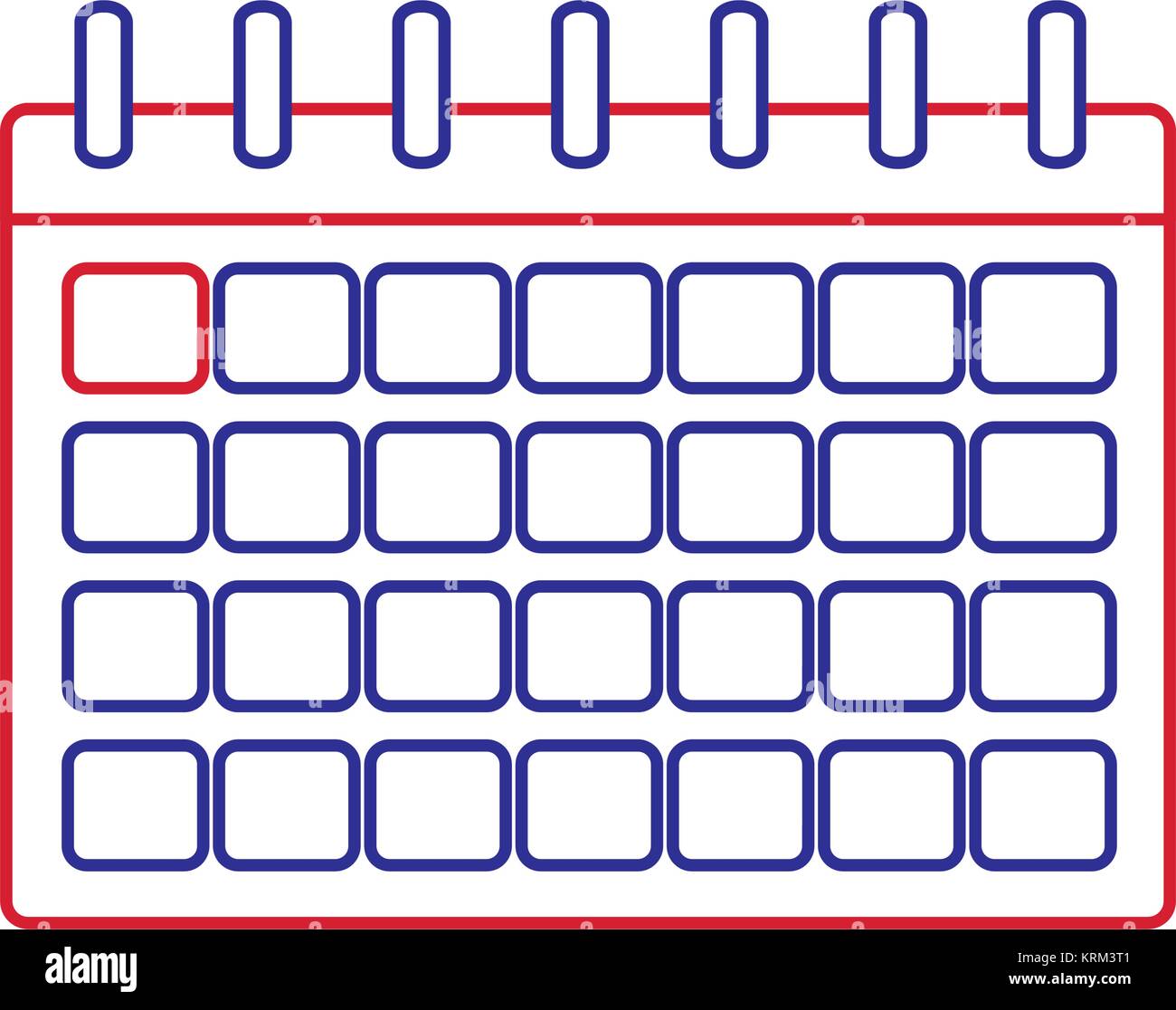 Isolated calendar design Stock Vector Image & Art - Alamy